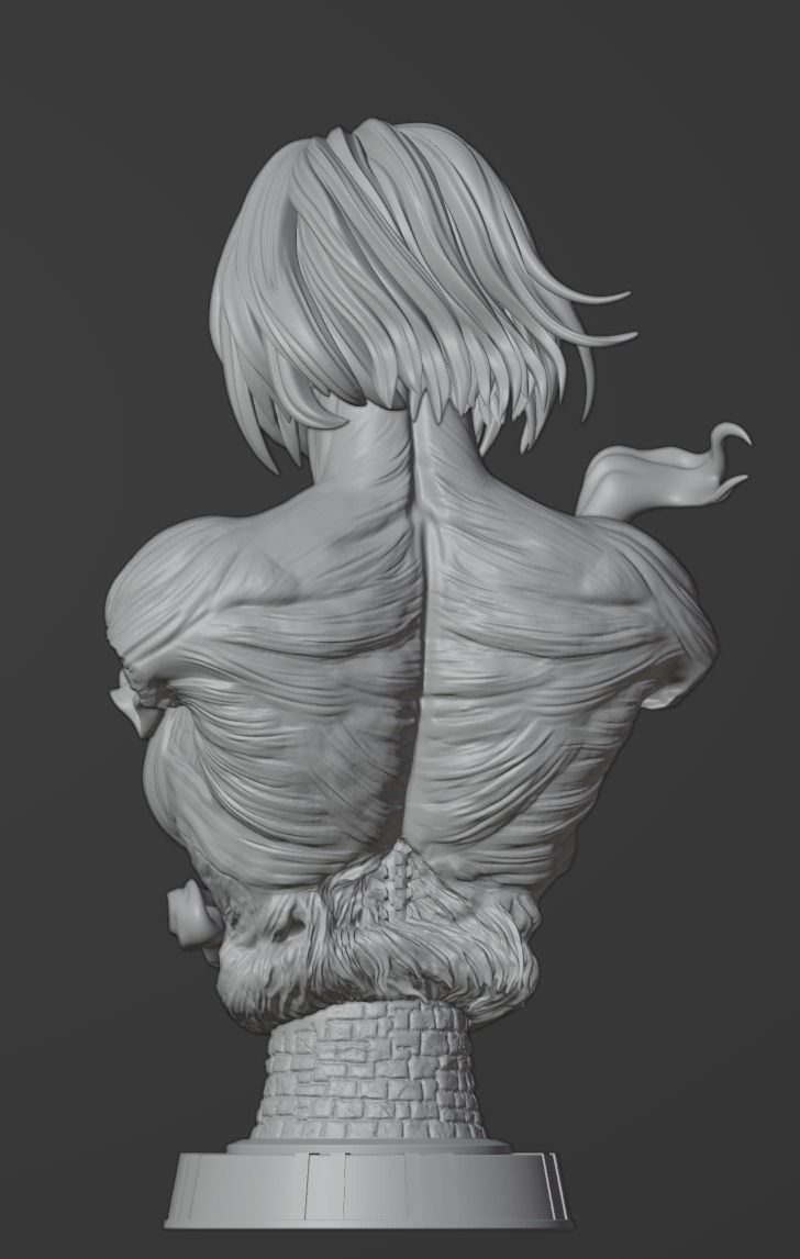 Bust Female Titan of Annie SNK 3D model 3D printable | CGTrader