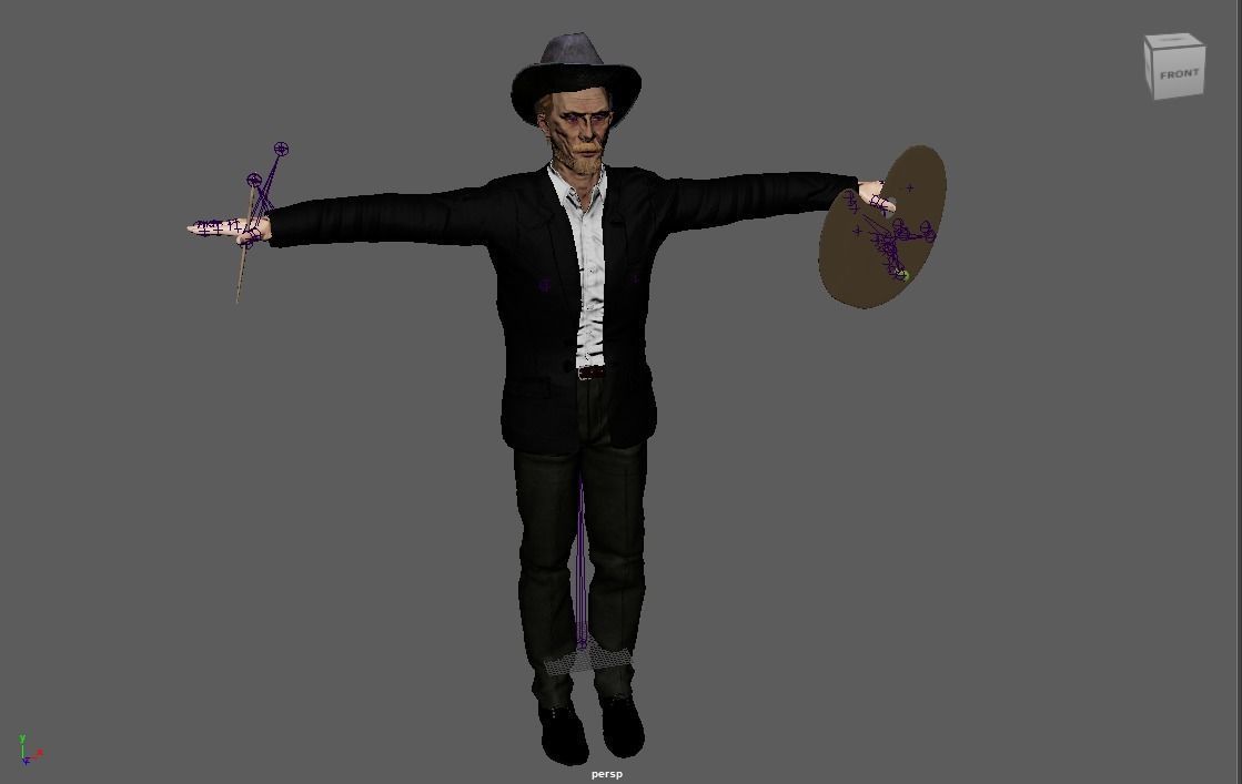 3D model Vincent Van Gogh Rigged VR / AR / low-poly | CGTrader