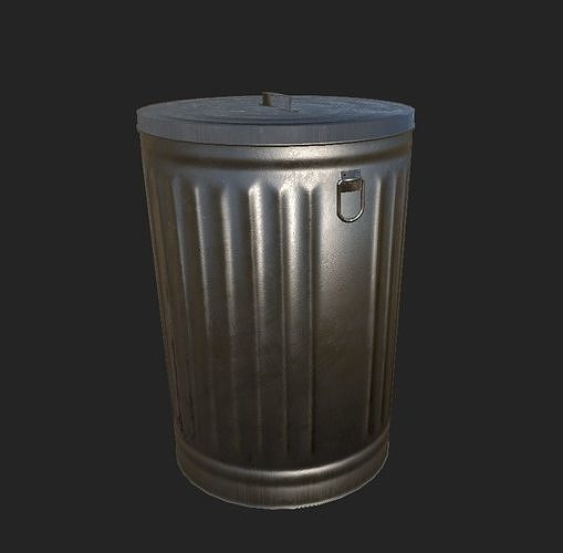 3D model Trashcan VR / AR / low-poly | CGTrader