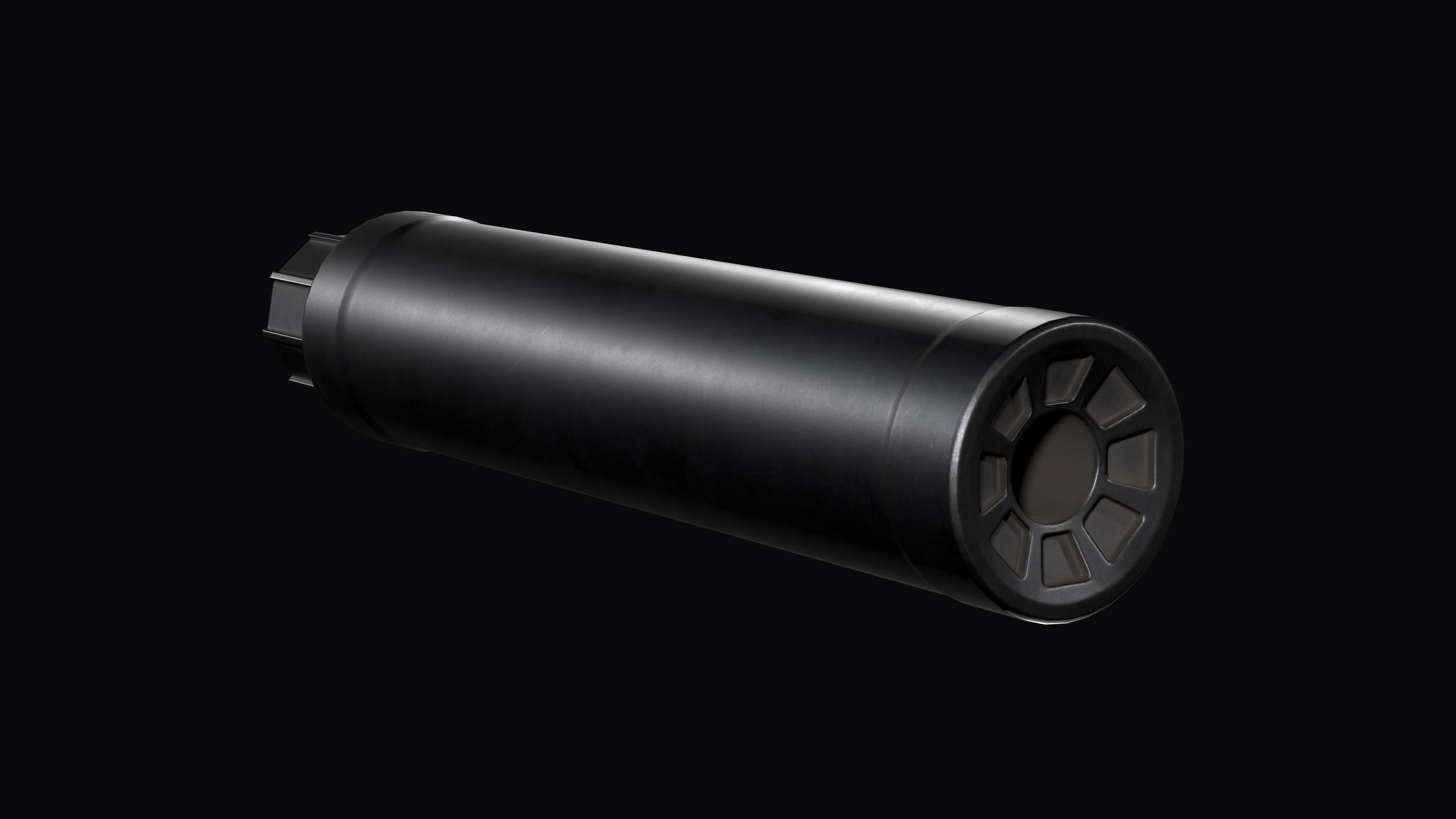 3D model SIG SAUER SRD9 9mm Suppressor VR / AR / low-poly | CGTrader
