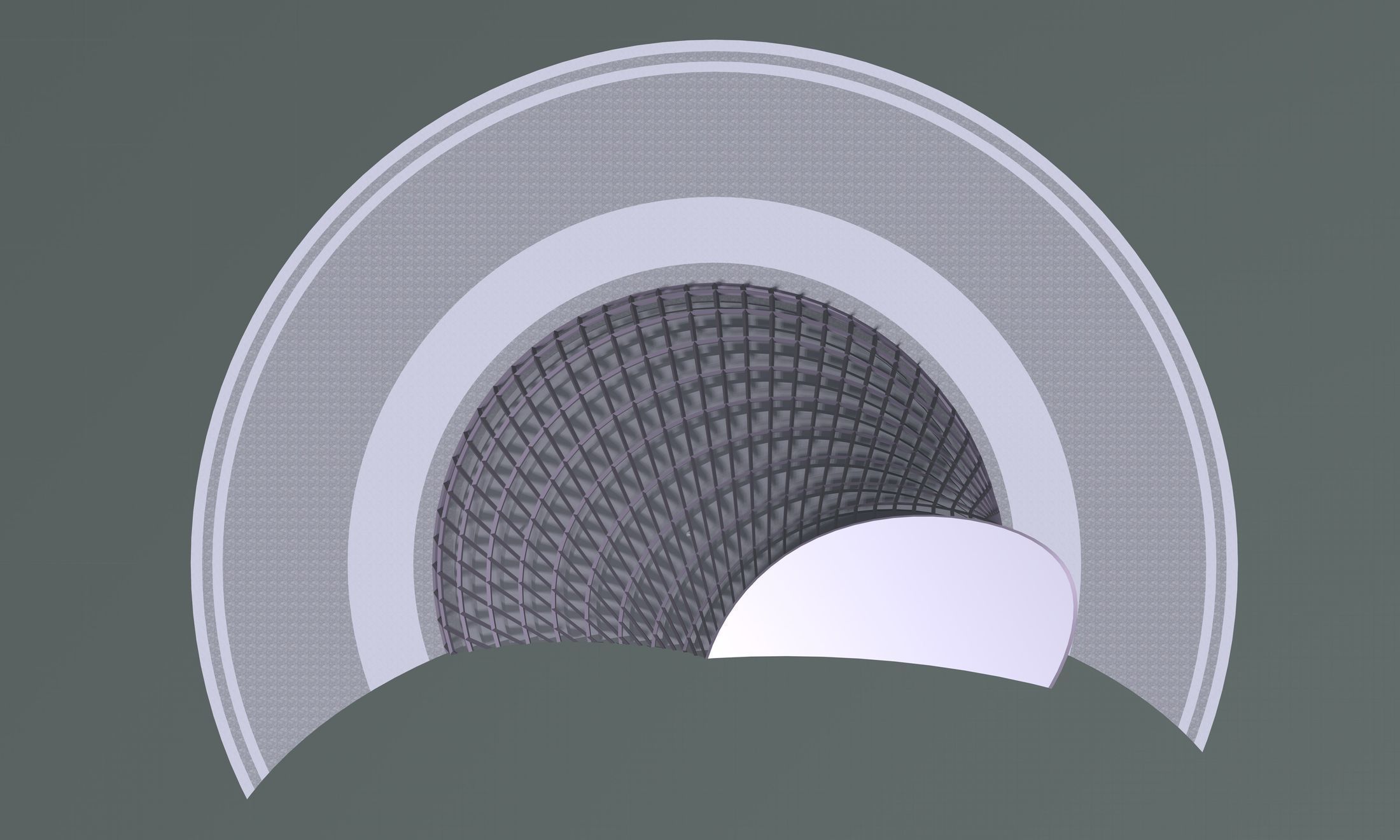 Concept building in section cut 3D model | CGTrader