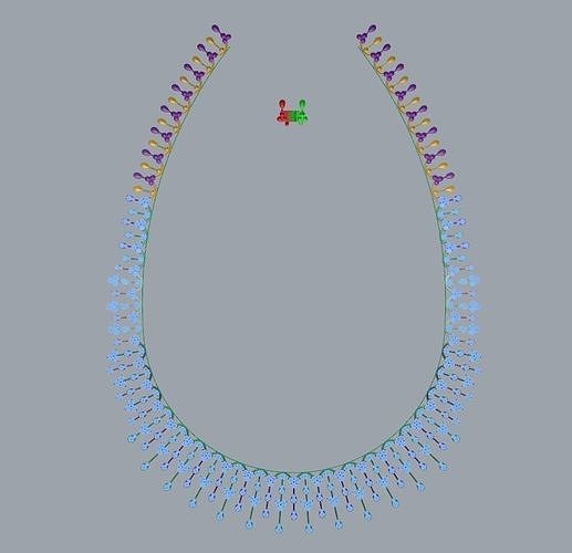 necklace 3D model 3D printable | CGTrader