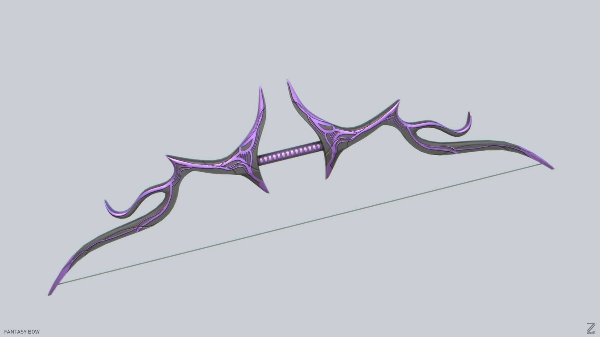 3D model Fantasy bow VR / AR / low-poly | CGTrader