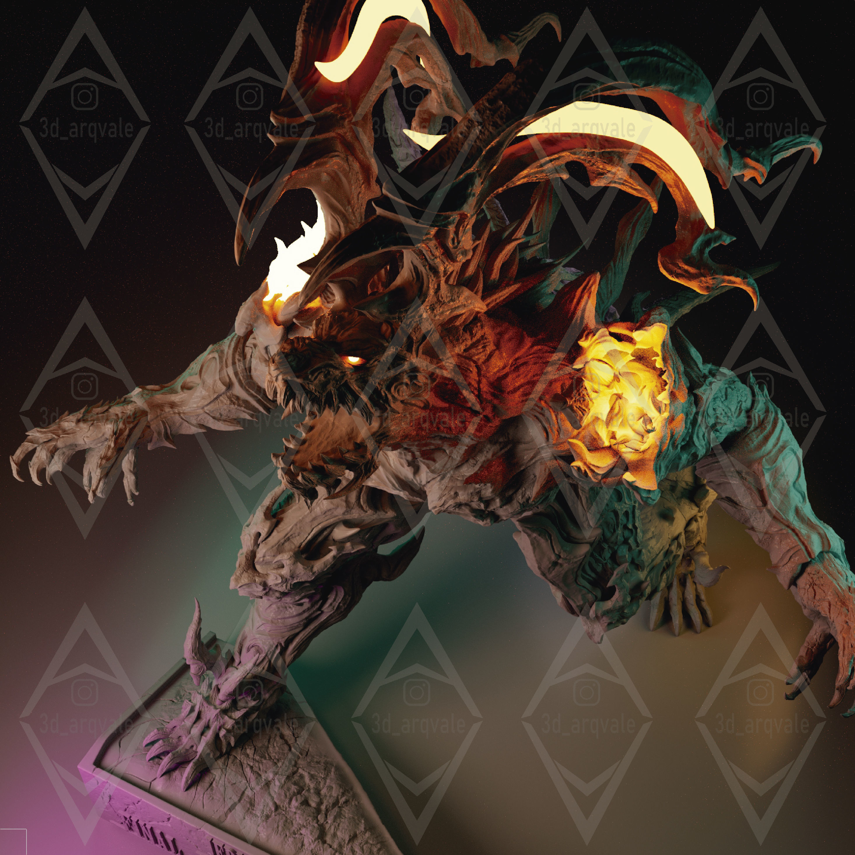 Ifrit - Final Fantasy XVI 3D model 3D printable | CGTrader