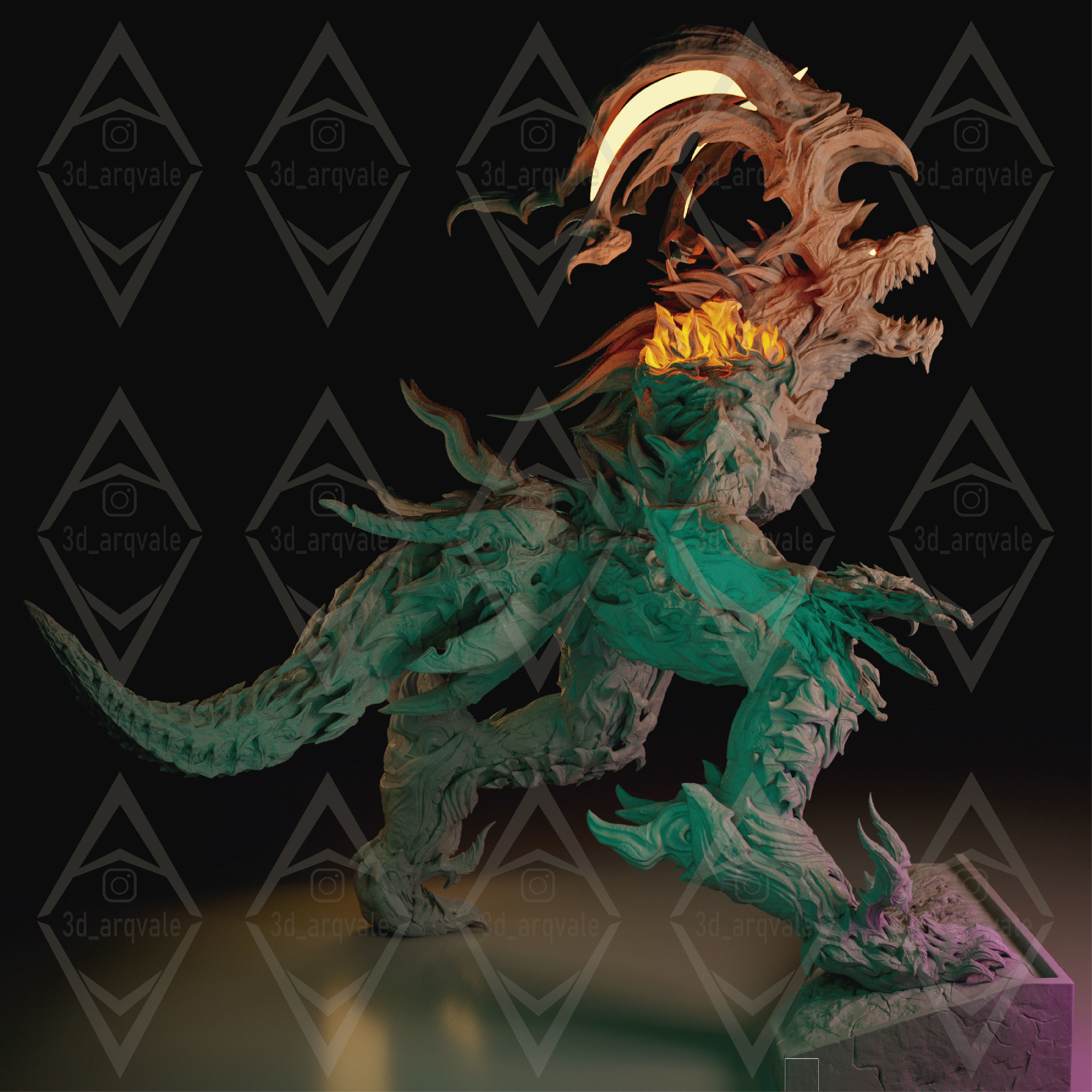 Ifrit - Final Fantasy XVI 3D model 3D printable | CGTrader