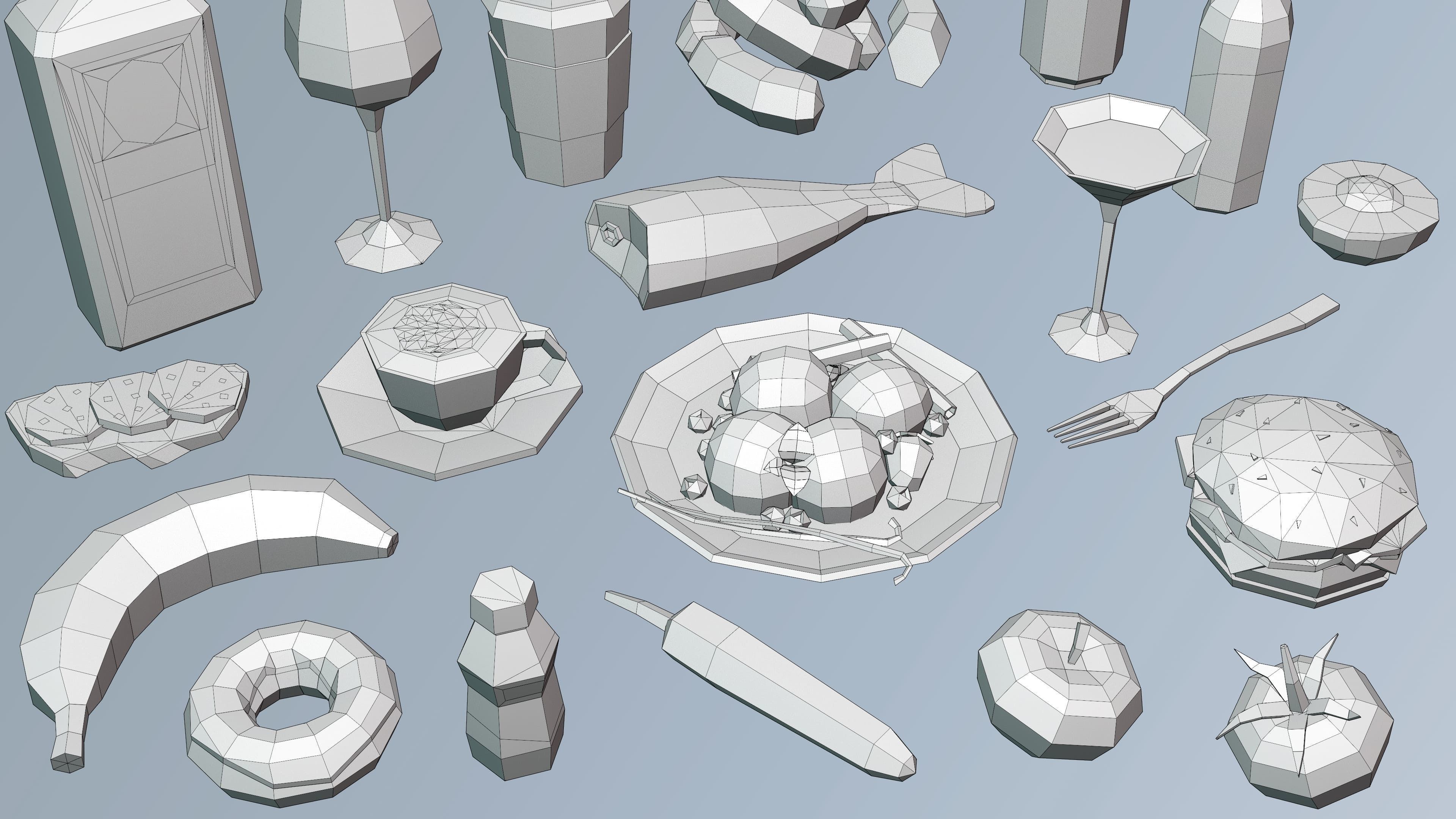 Food FREE free VR / AR / low-poly 3D model | CGTrader