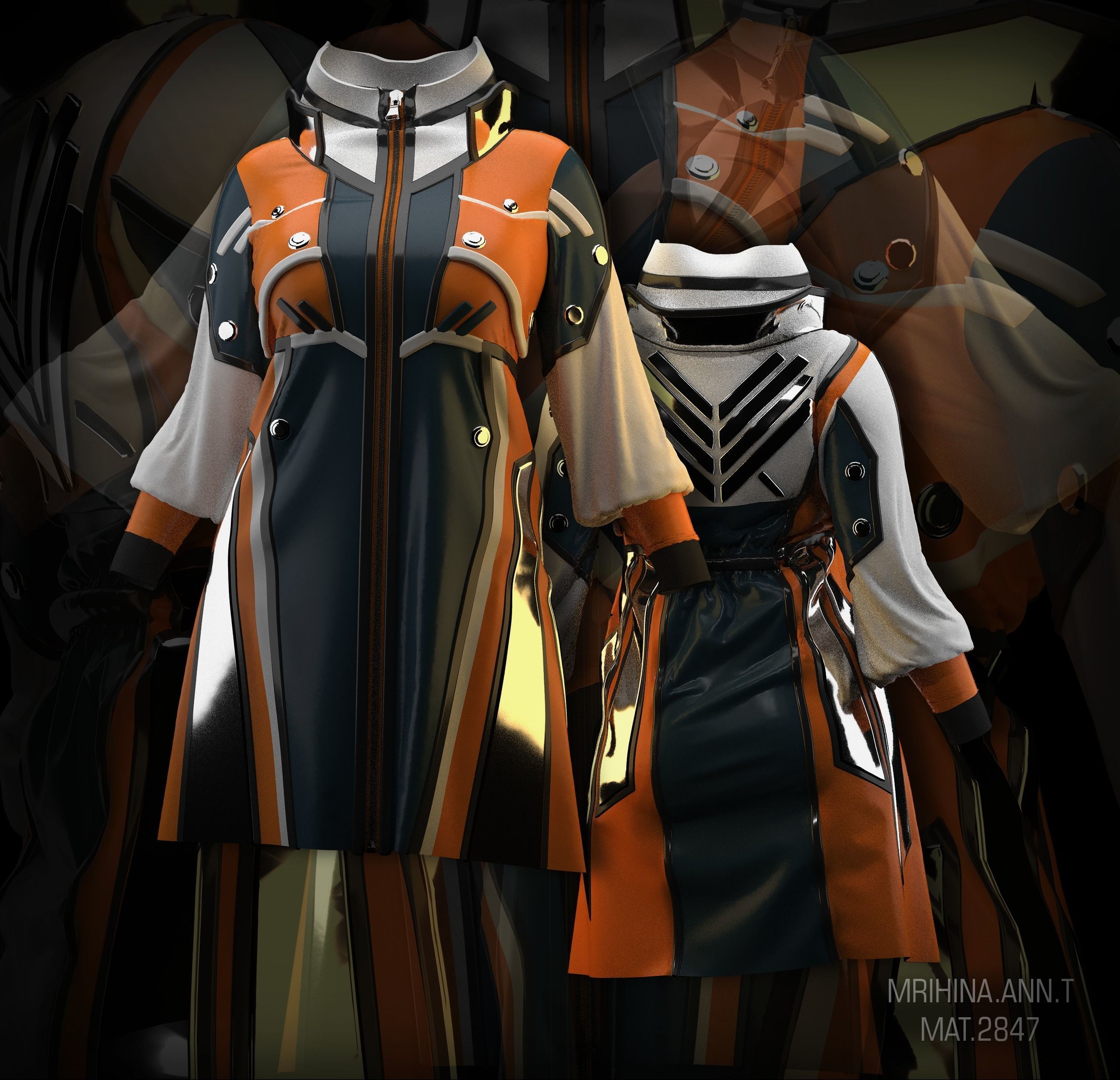 Space cloak 3D model | CGTrader