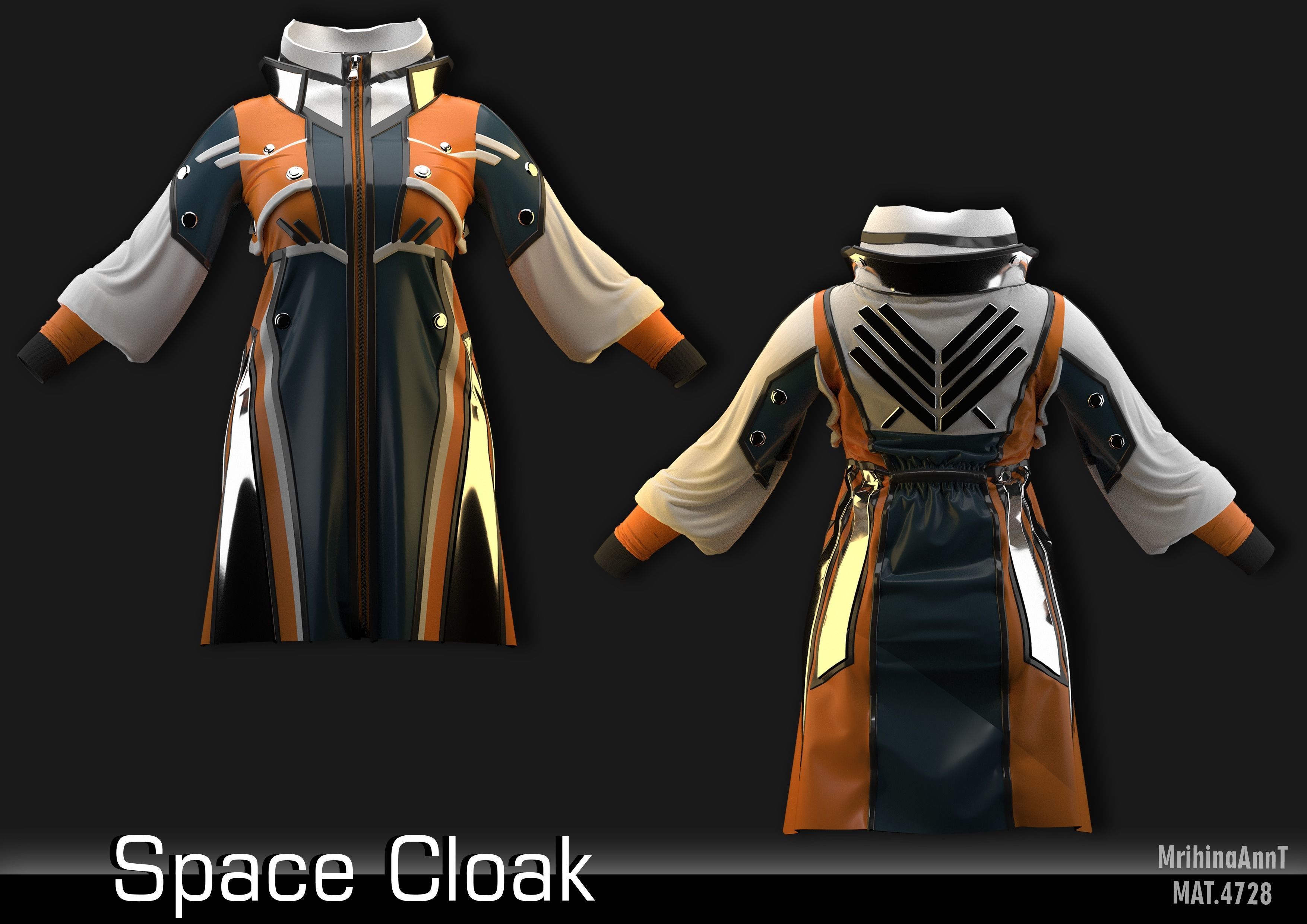 Space cloak 3D model | CGTrader