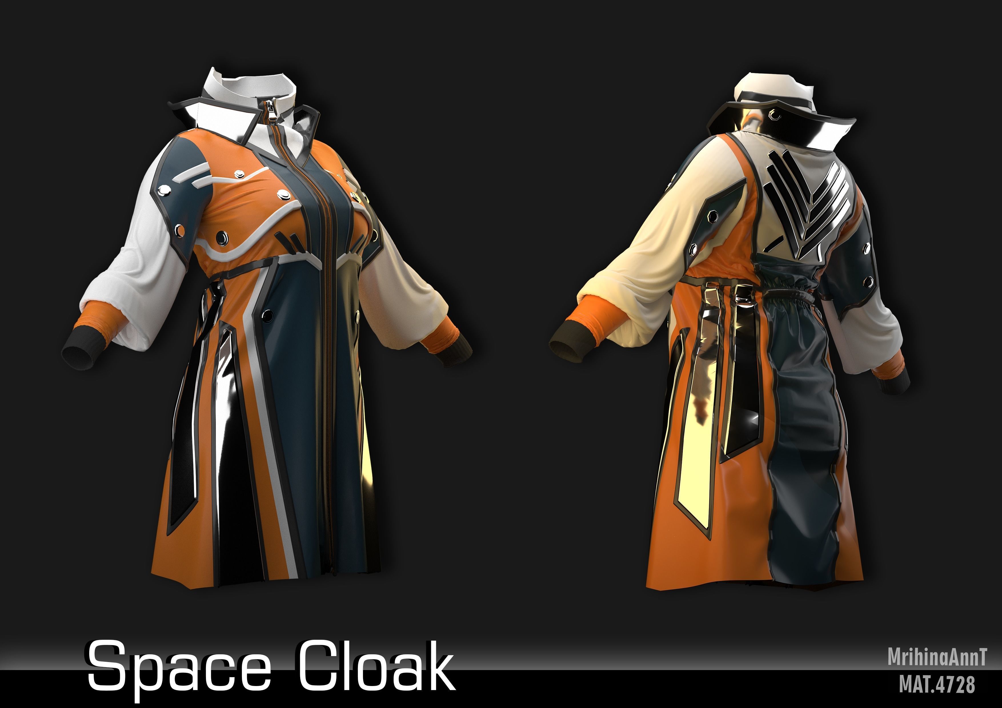 Space cloak 3D model | CGTrader