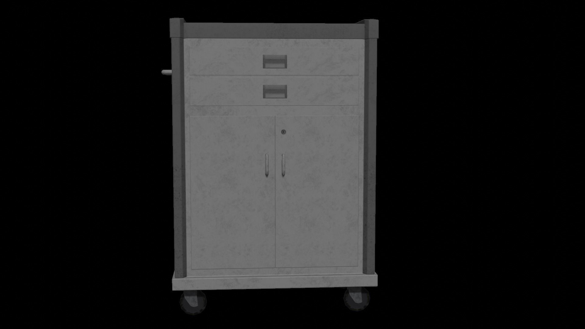 Medical Carts - Storage Cabinet and Instrument Cart 3D model | CGTrader