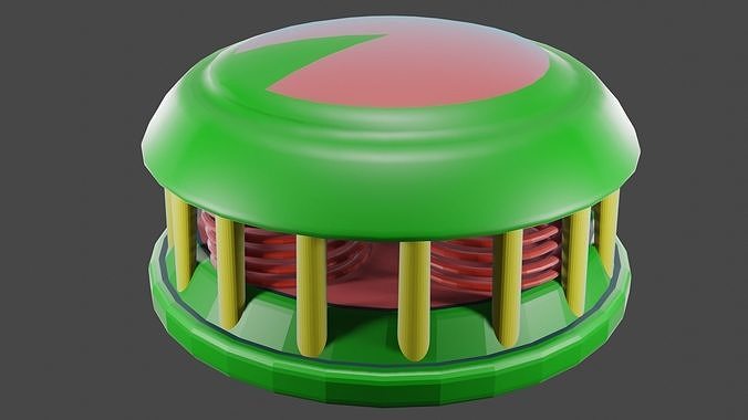 Fall Guys Bounce Pad free 3D model | CGTrader