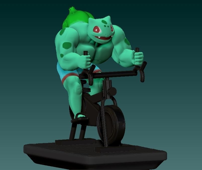 bulbasaur swole 3D model 3D printable | CGTrader