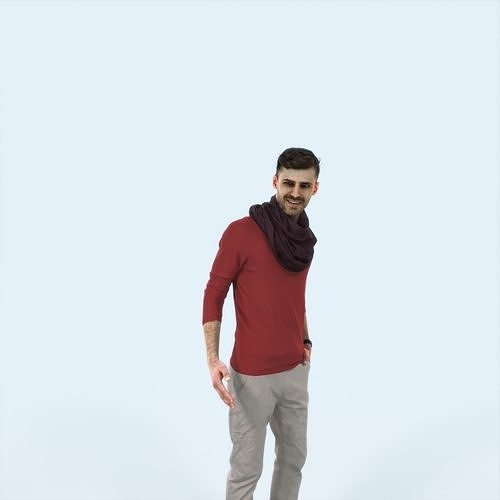 3D model Posture 03F Couple Casual Man VR / AR / low-poly | CGTrader