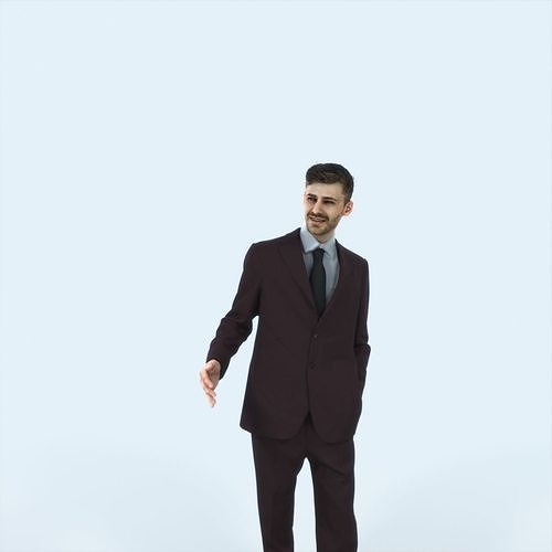 3D model Posture 05L Explaining Couple Elegant Man VR / AR / low-poly ...