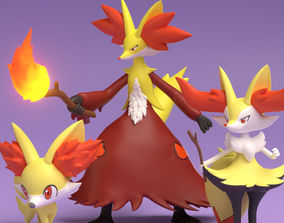 Fennekin 3D Print Models | CGTrader