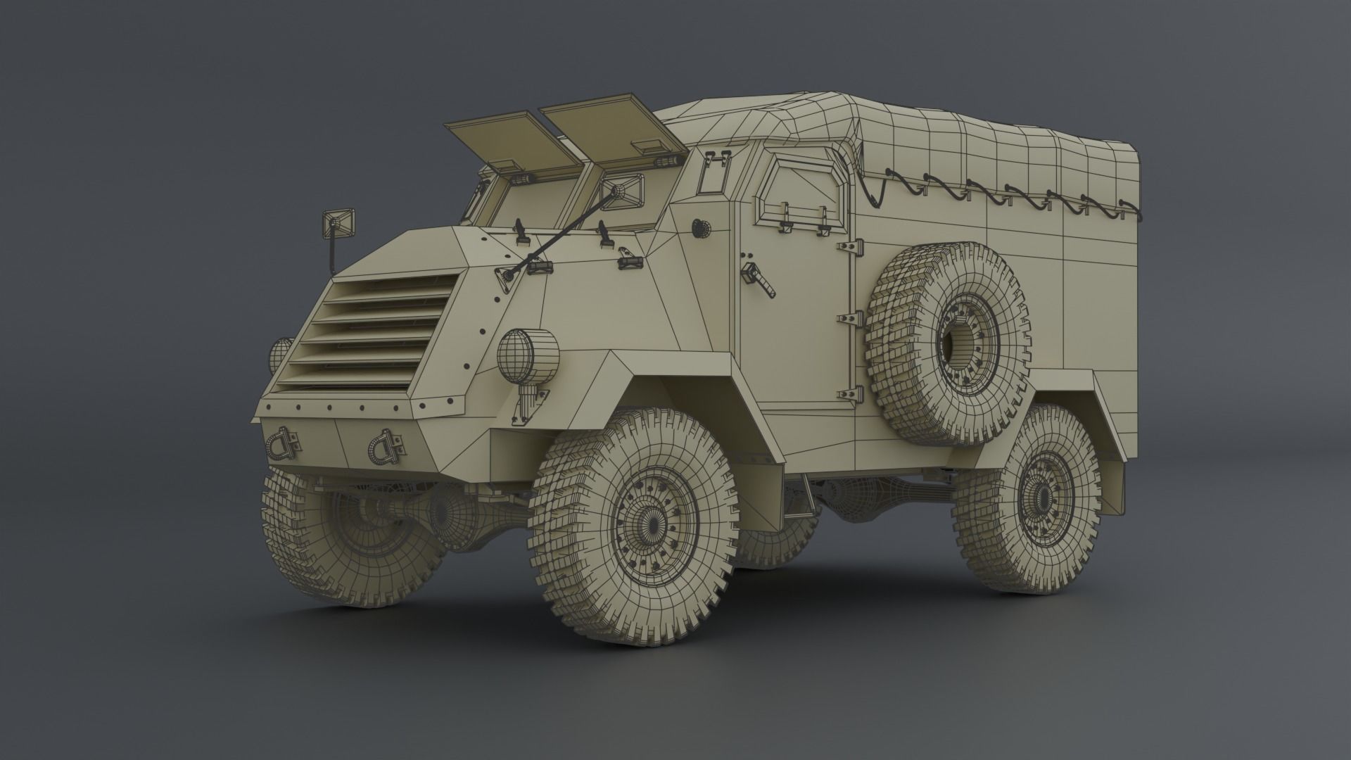 3D model Armored Ambulance VR / AR / low-poly | CGTrader