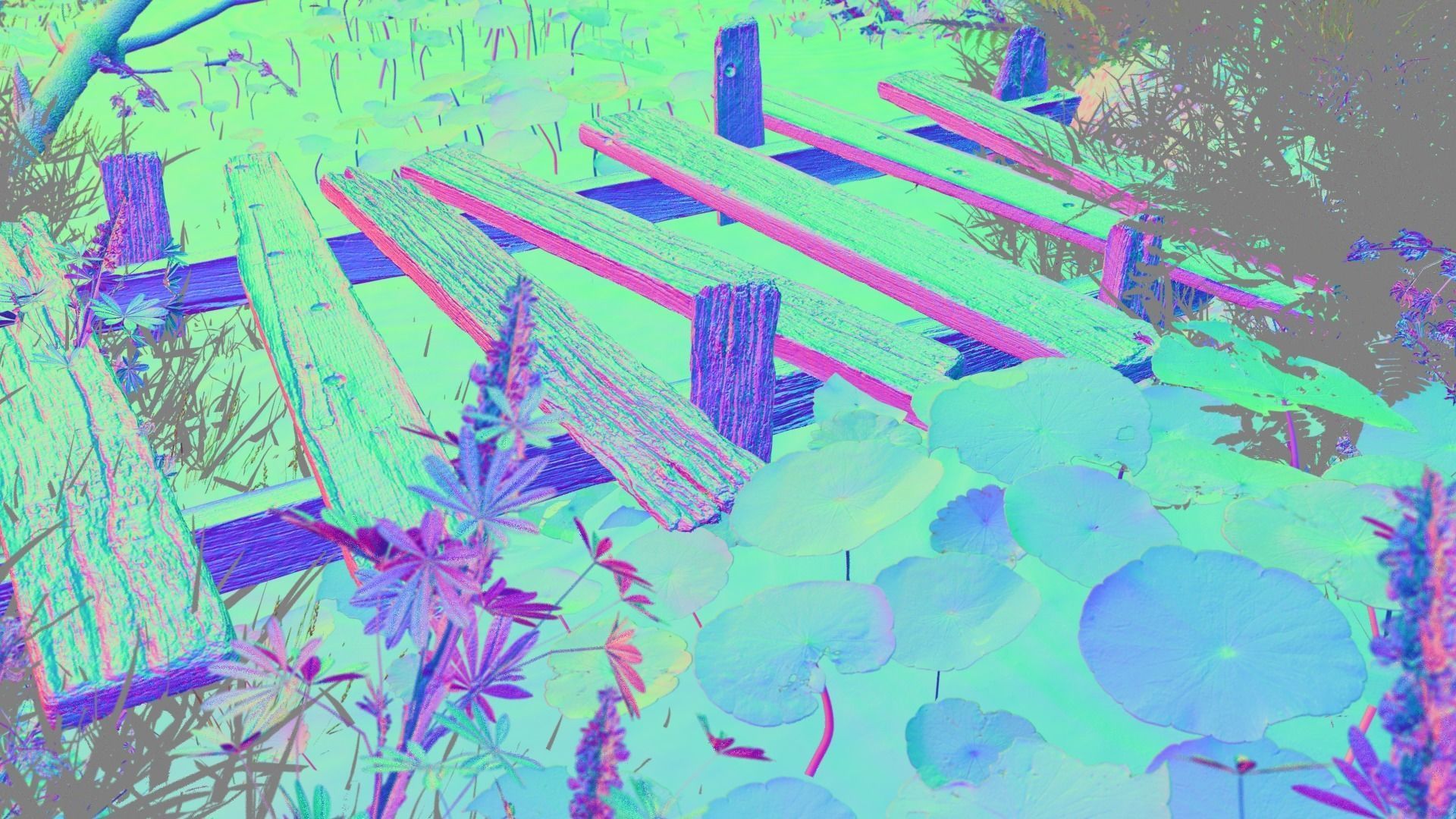 Small Pond - Full Model Sketchup - V-ray Render 3D model | CGTrader