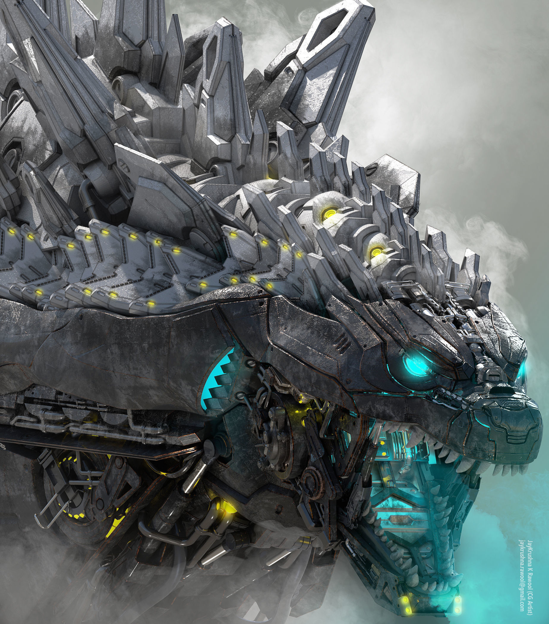 MechaGodzilla 3D 3D model | CGTrader