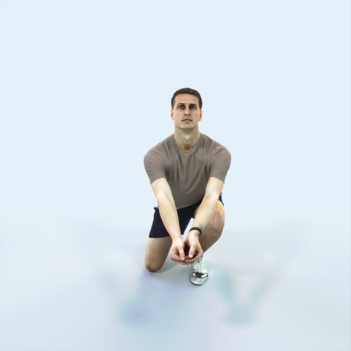 3D model Romance 03J Volleyball Digging Sports Man VR / AR / low-poly ...