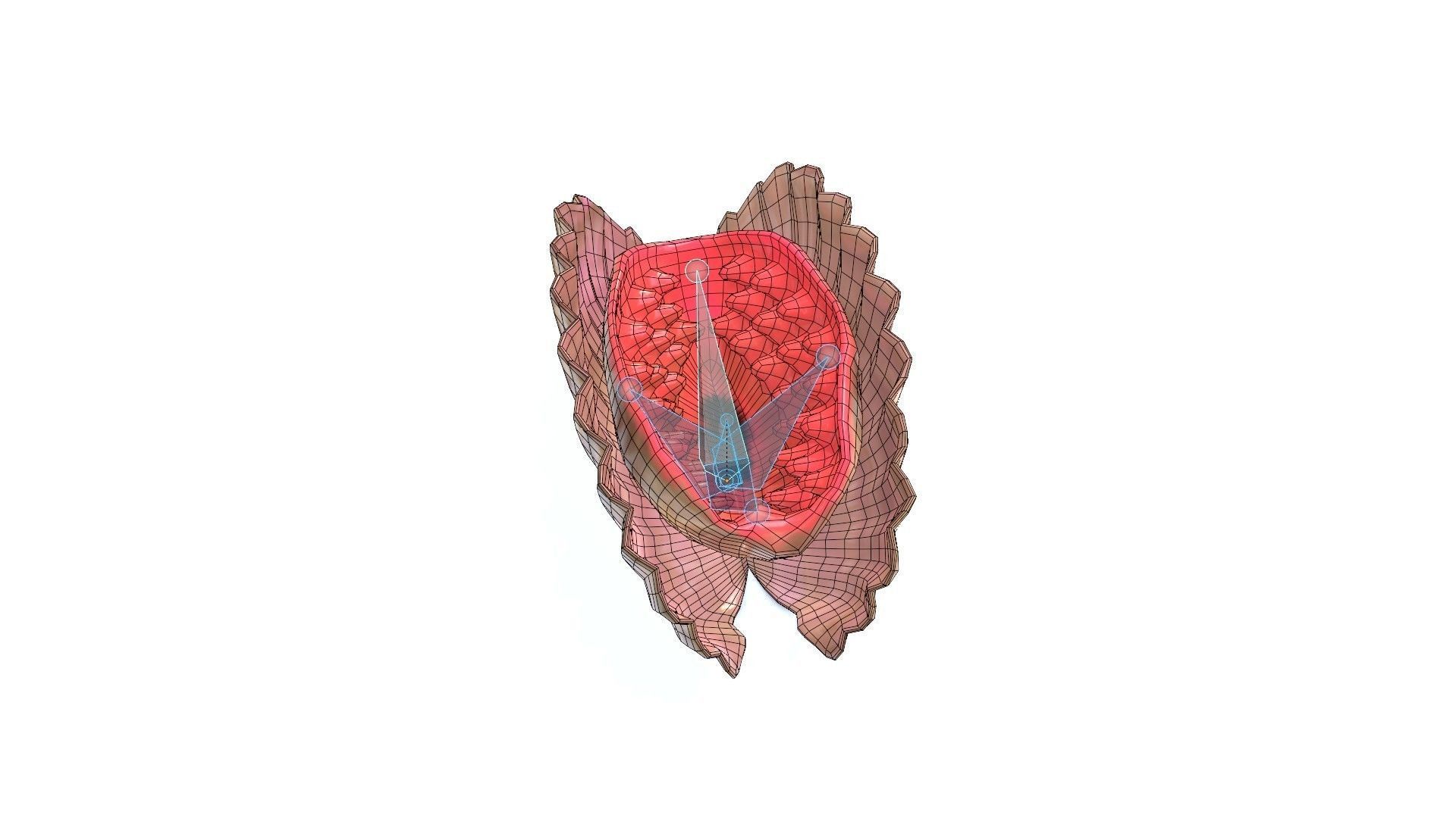 3D model seashell monster VR / AR / low-poly | CGTrader