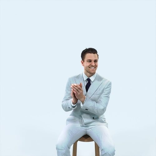 3D model Virtue 13M Clapping Sitting Elegant Man VR / AR / low-poly ...