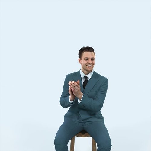 3D model Virtue 13H Clapping Sitting Elegant Man VR / AR / low-poly ...