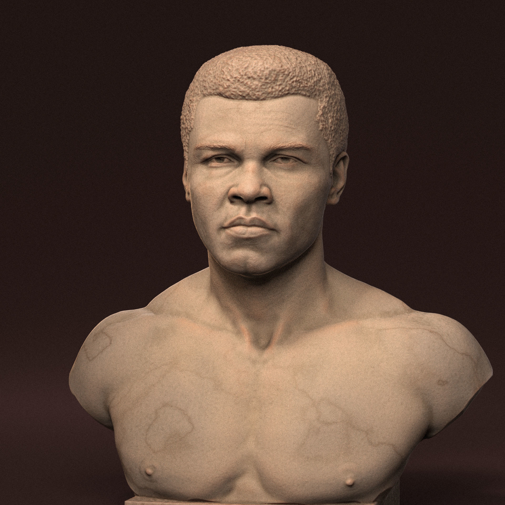 Muhammad Ali 3D model 3D printable | CGTrader