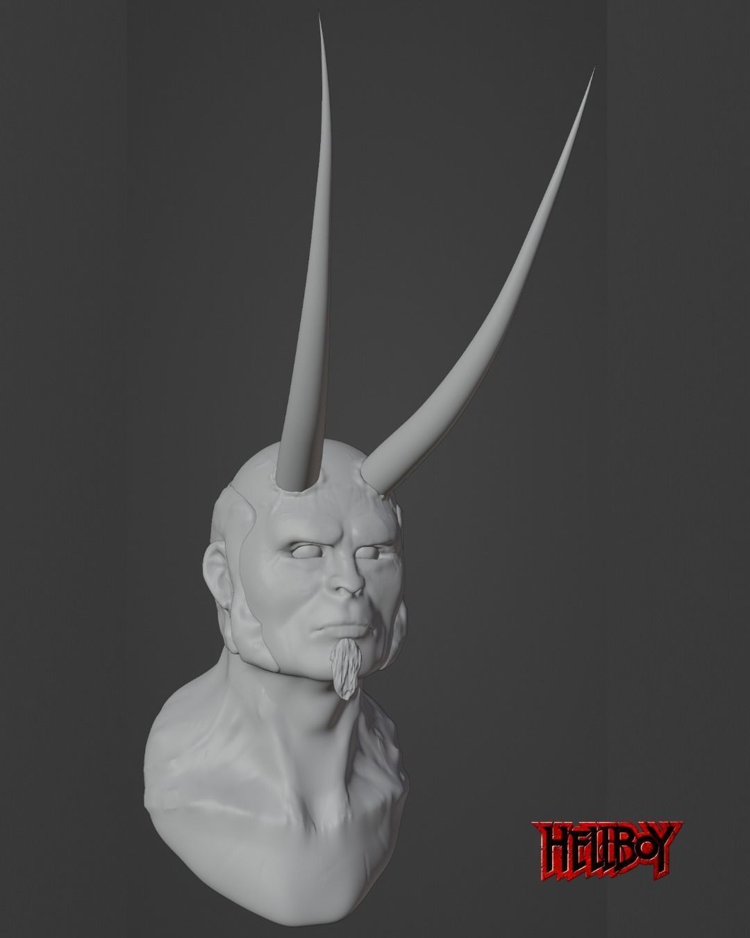 3D Model Sculpting Hellboy 3D model | CGTrader