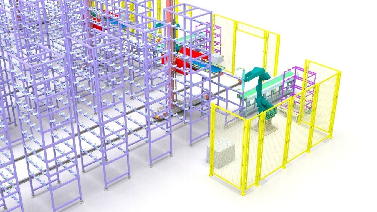 3D Model Designs for Warehouse Automation Systems 3D model | CGTrader