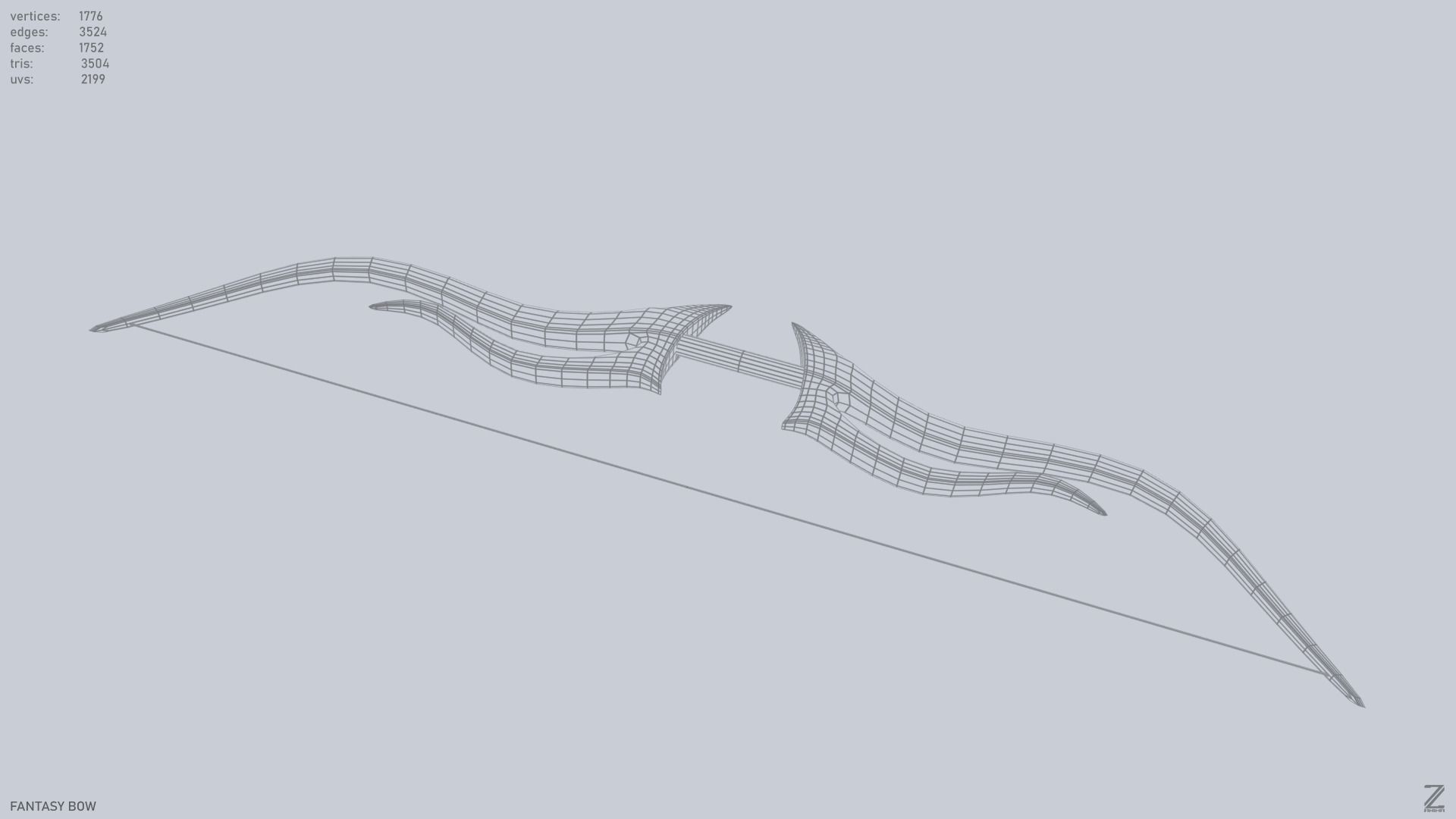 3D model Fantasy bow VR / AR / low-poly | CGTrader