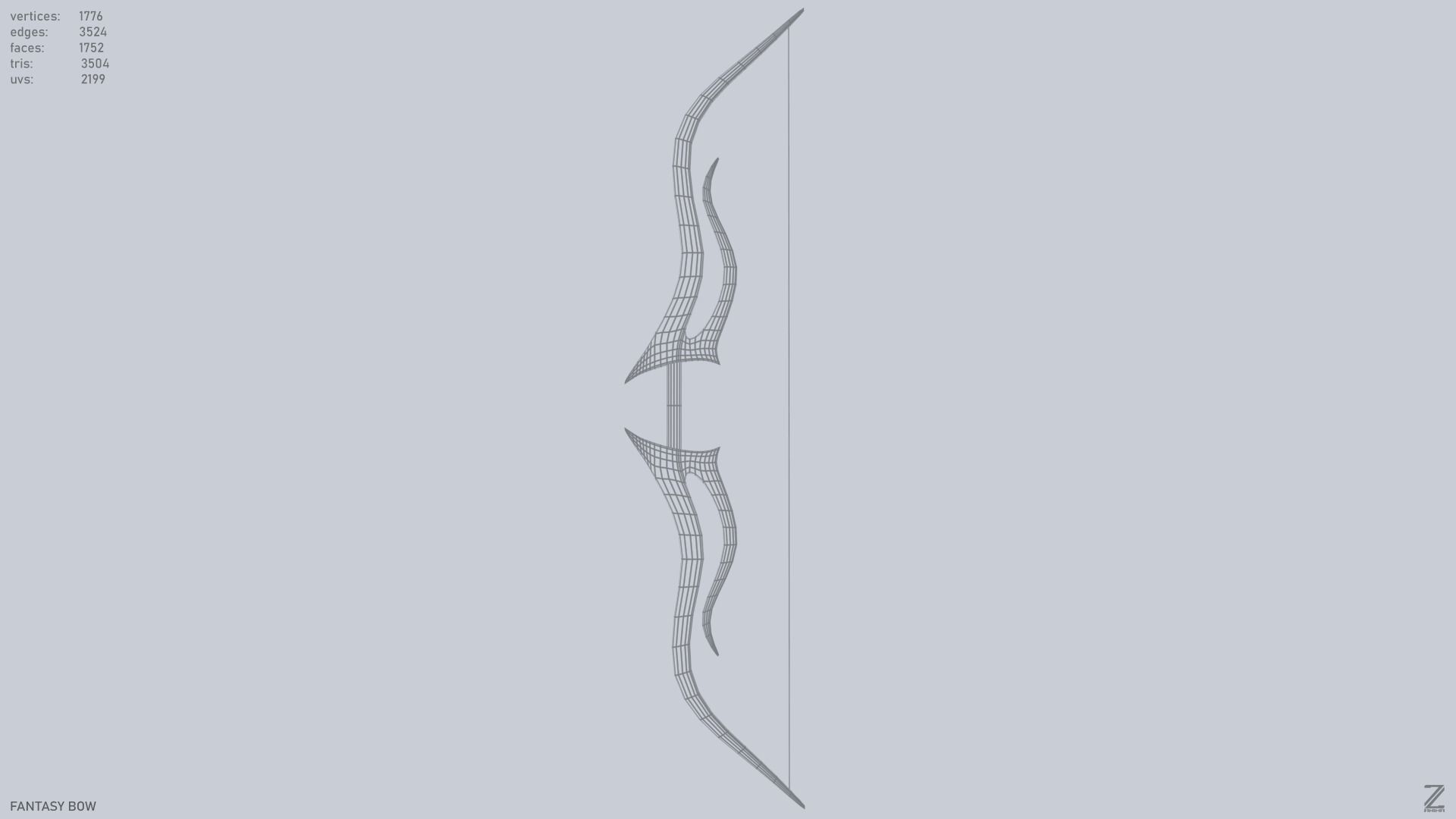 3D model Fantasy bow VR / AR / low-poly | CGTrader