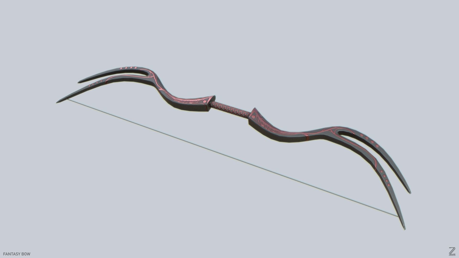 3D model Fantasy bow VR / AR / low-poly | CGTrader