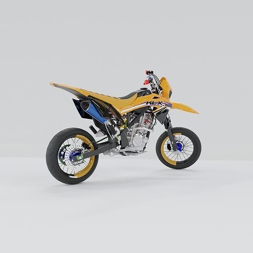 kawasaki KLX 150BF 3D model | CGTrader