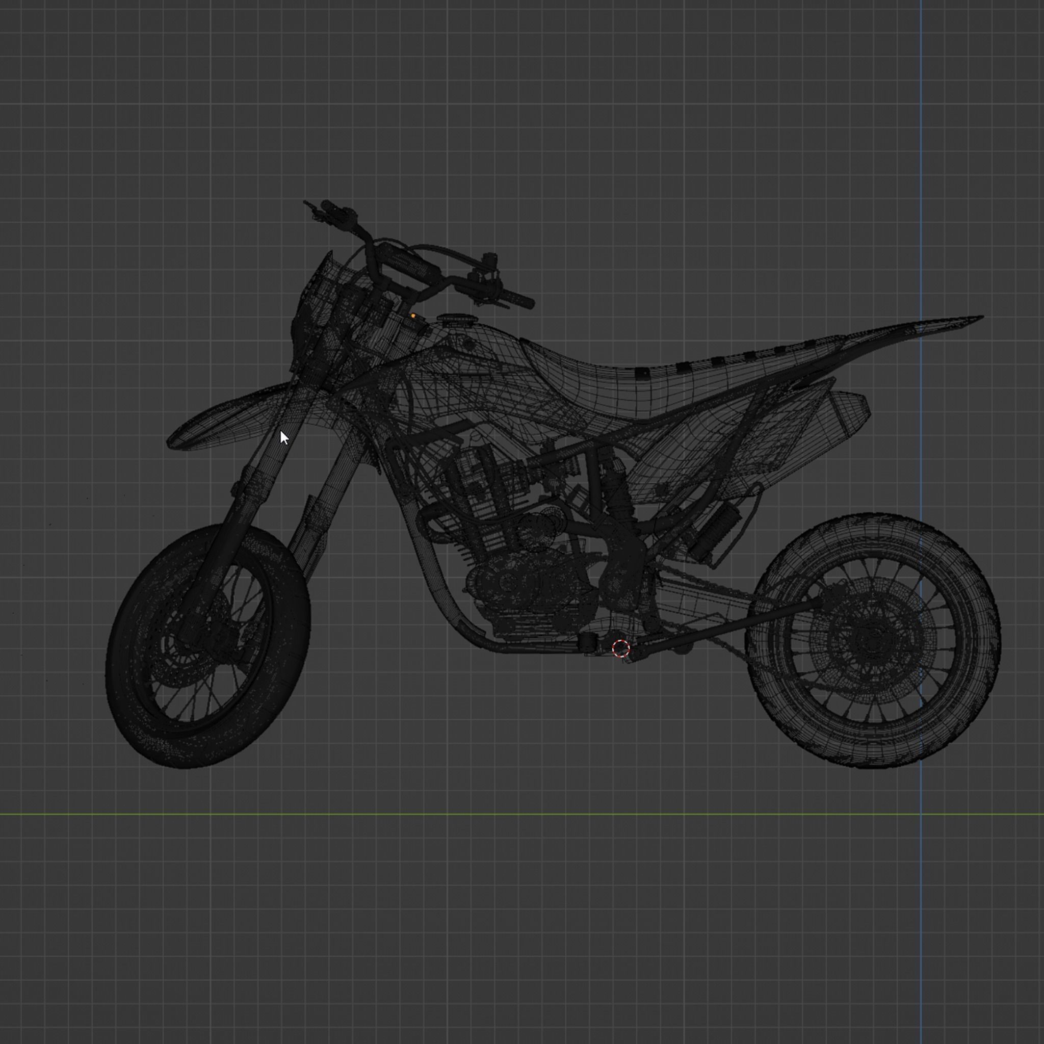 kawasaki KLX 150BF 3D model | CGTrader
