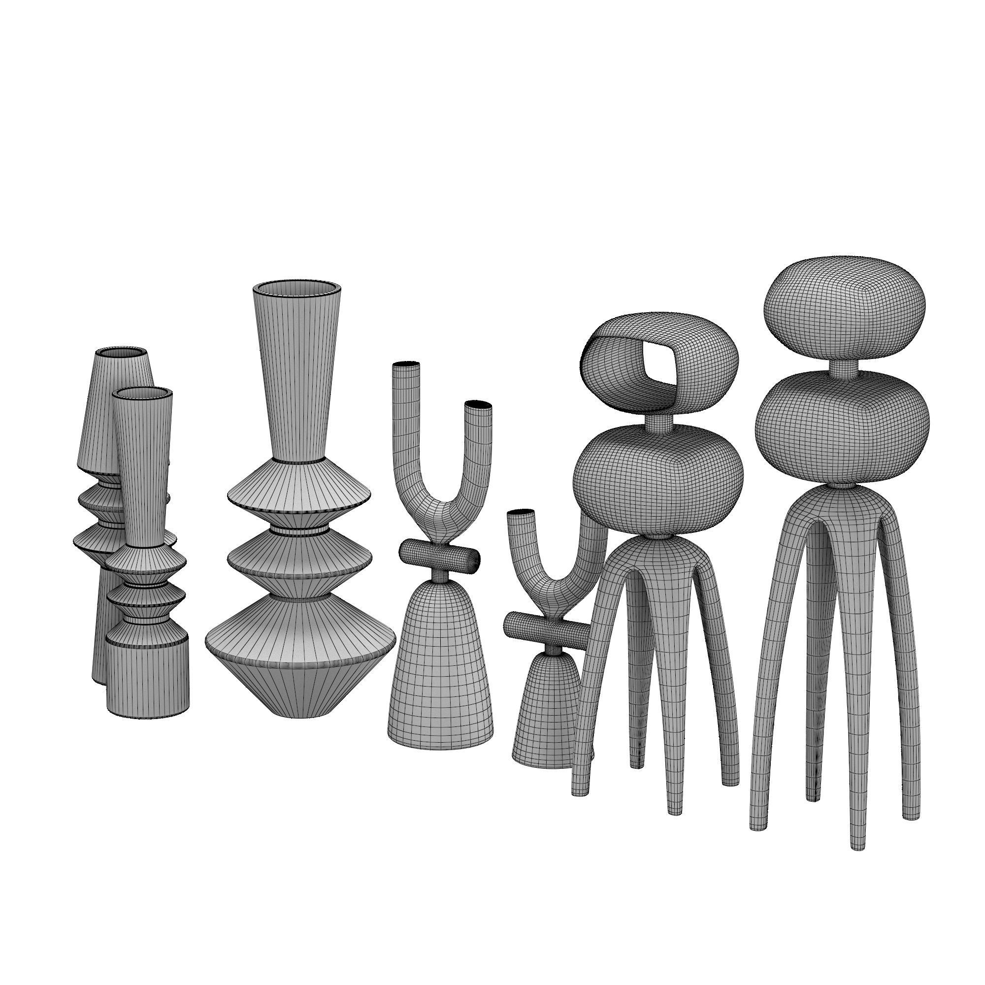 Decorative sculptures Maryam Riazi 3D model | CGTrader