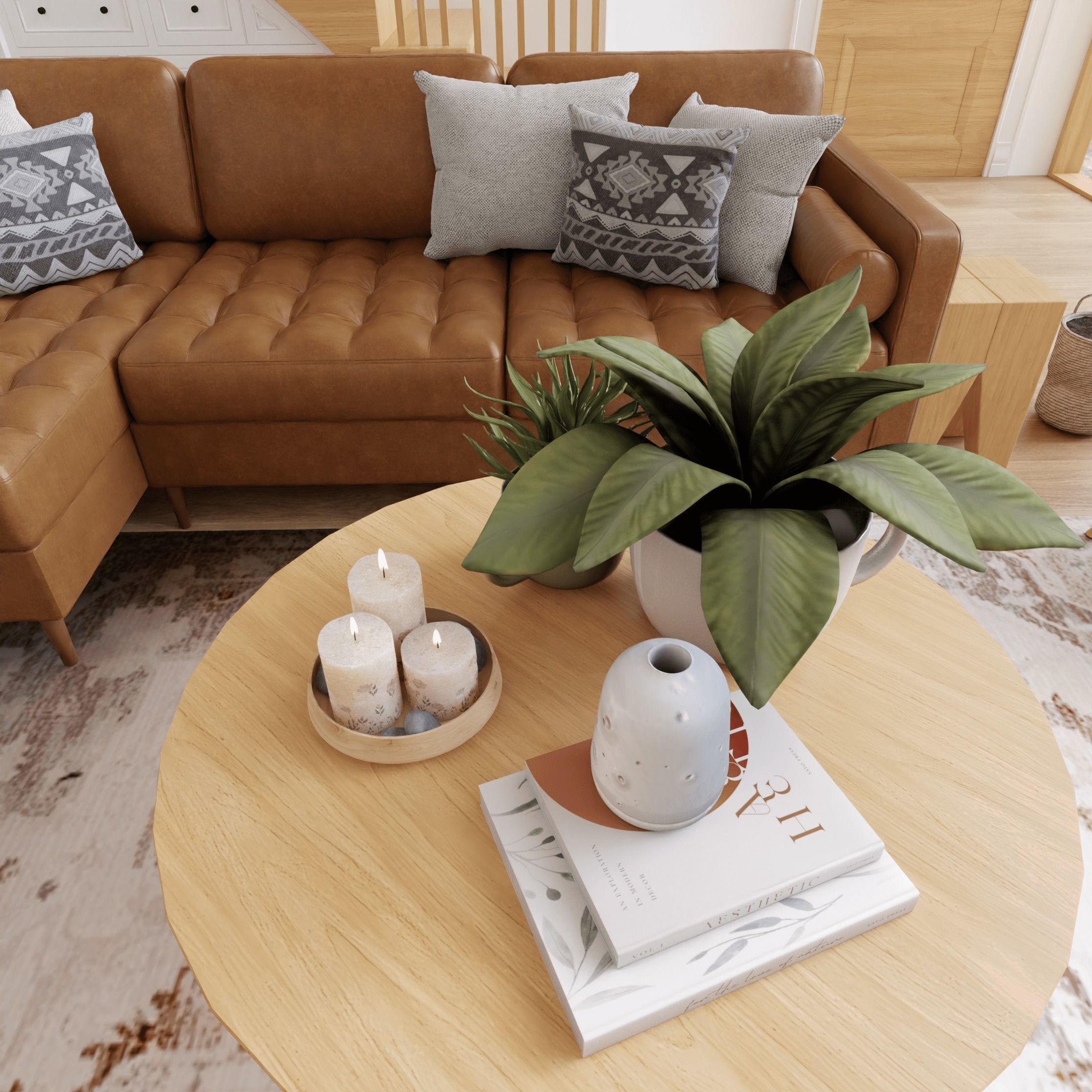 Living Room 6 Blender Scene 3D model | CGTrader