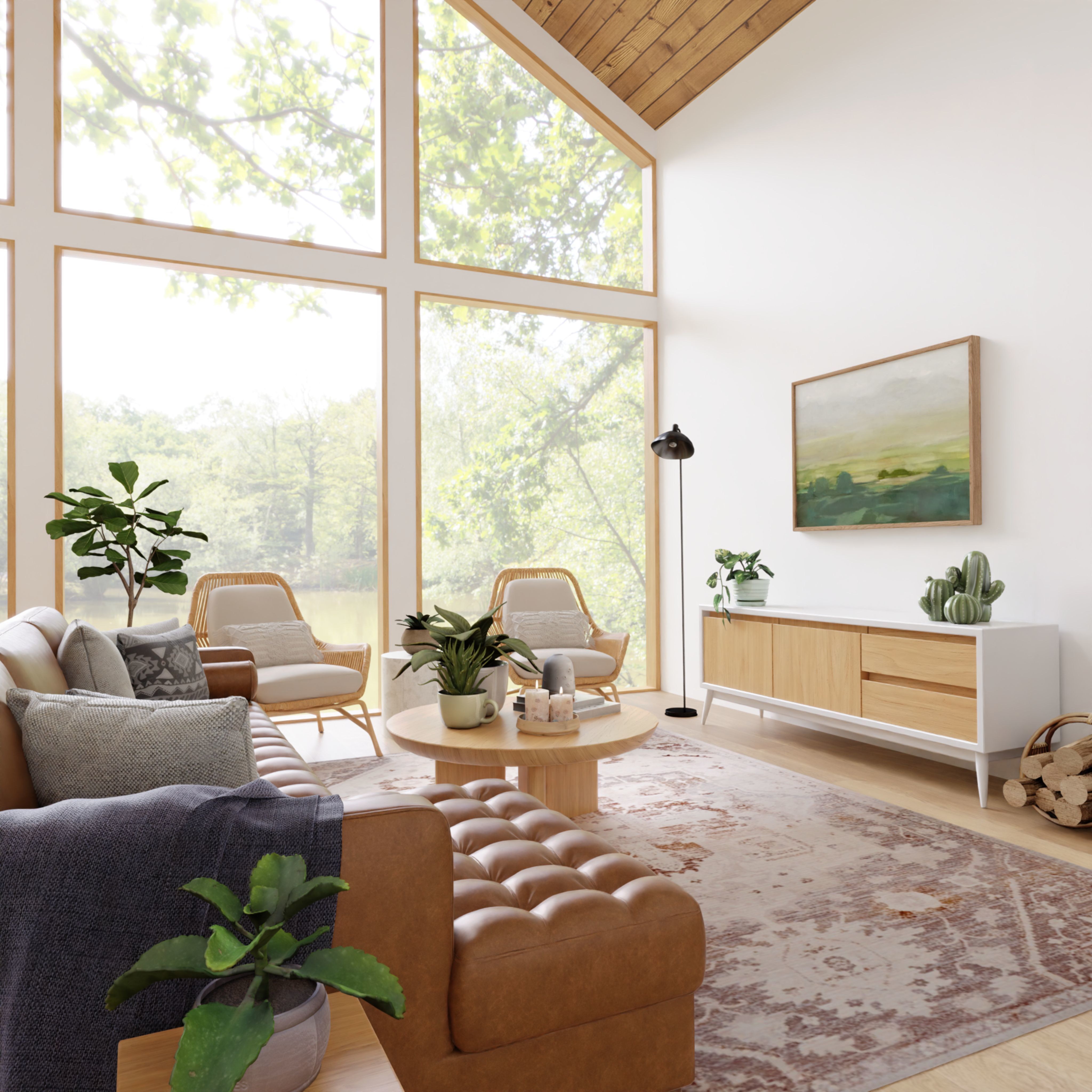 Living Room 6 Blender Scene 3D model | CGTrader