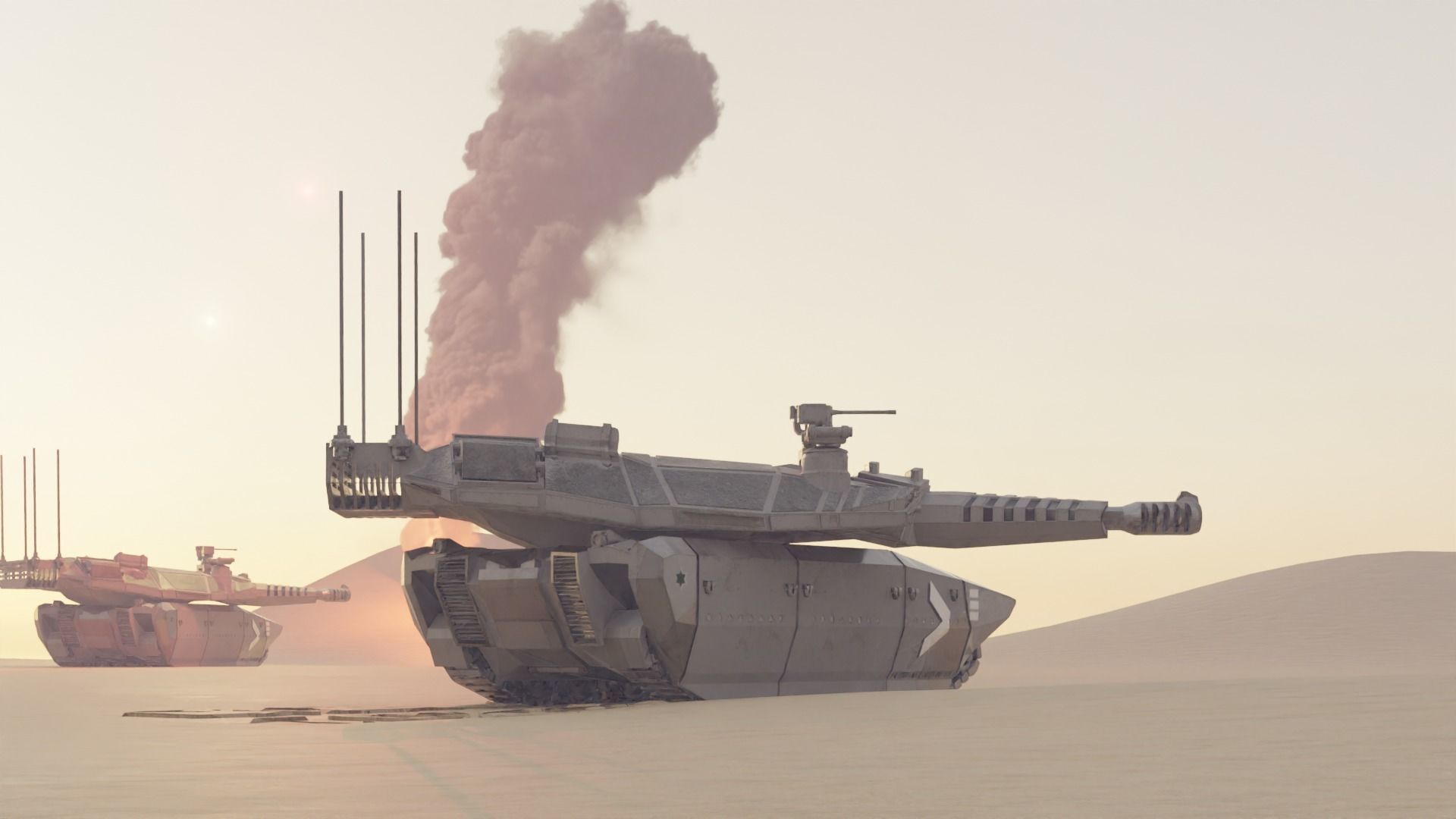 IDF Merkava mark 5 - concept tank 3D model 3D printable | CGTrader