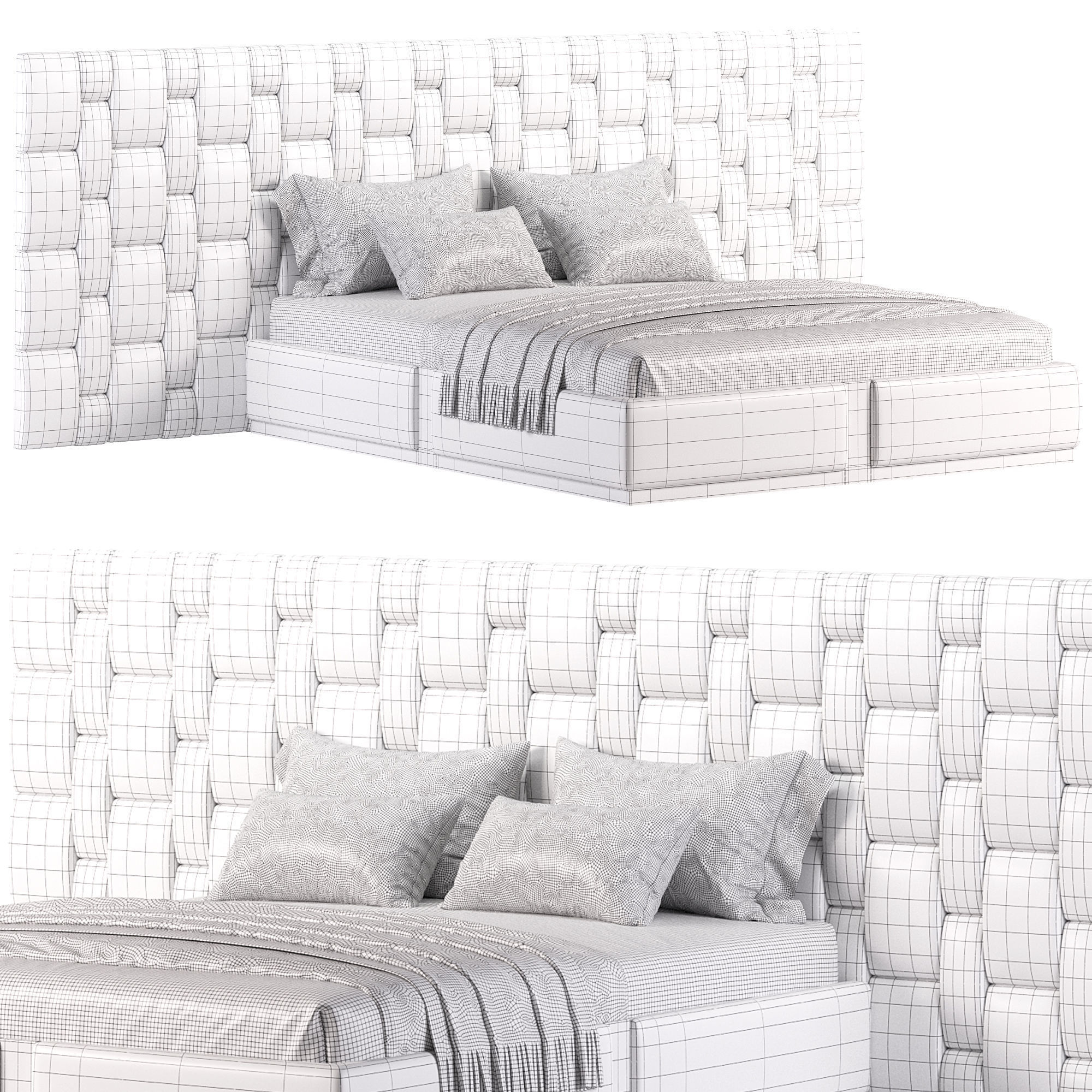 PERKINS BED BY VISIONNAIRE COLLECTION 3D model | CGTrader