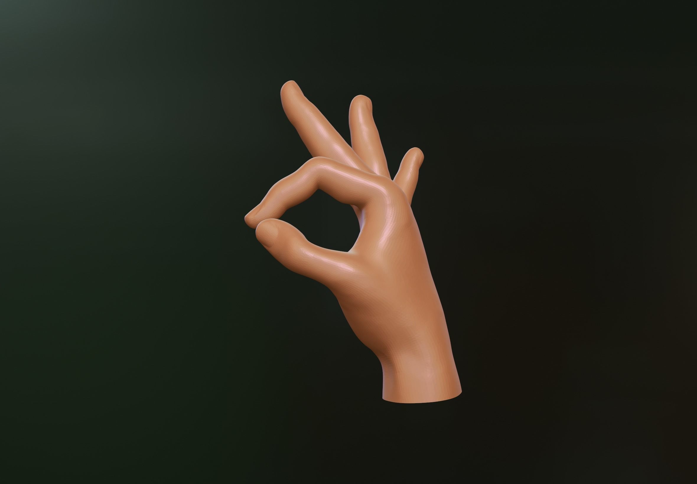 OK Male Hand 3D model | CGTrader