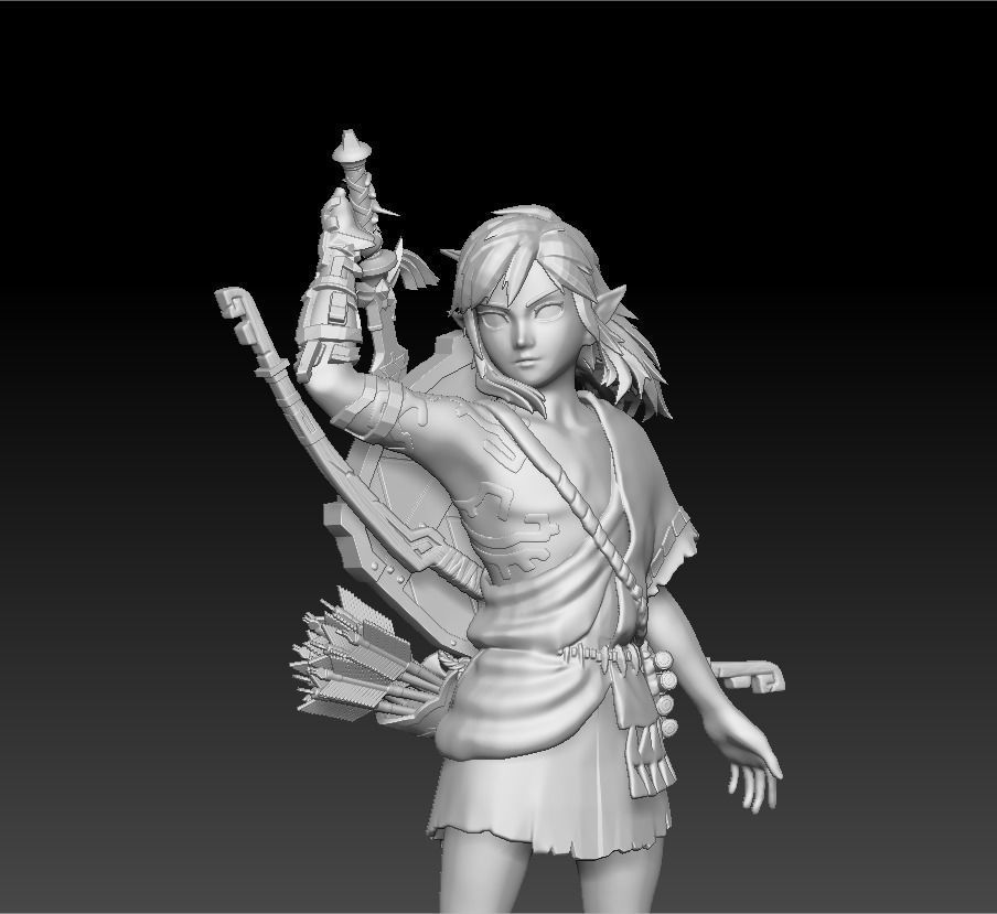 LINK ZONAI ZELDA TEARS OF THE KINGDOM 3D model 3D printable | CGTrader