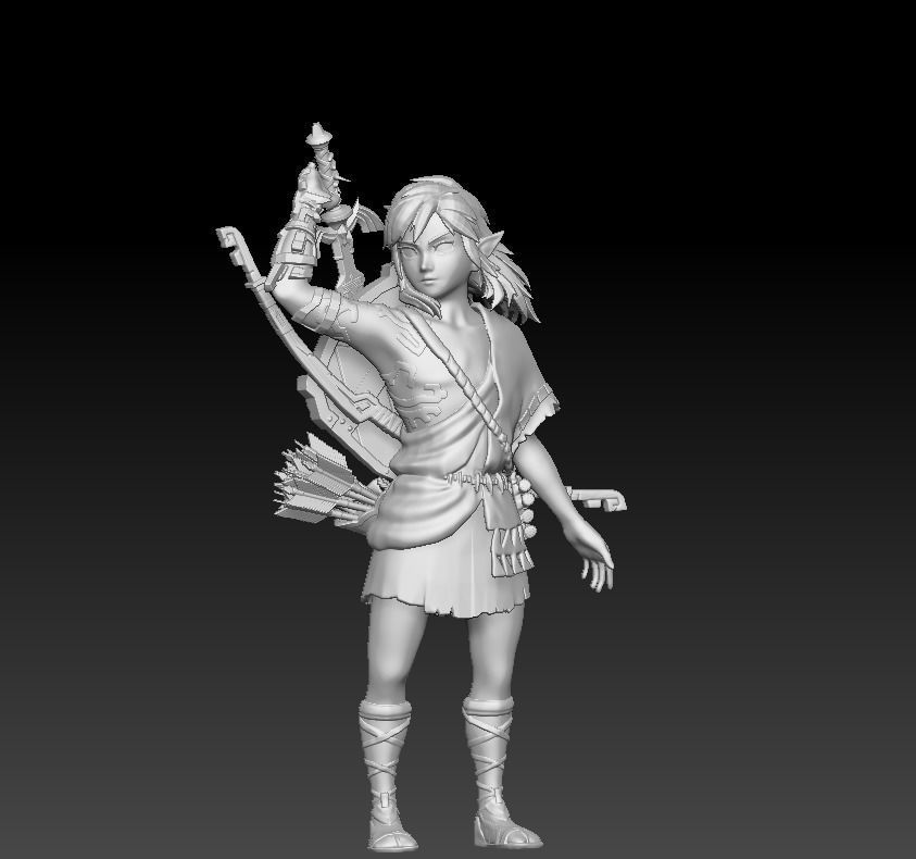 LINK ZONAI ZELDA TEARS OF THE KINGDOM 3D model 3D printable | CGTrader