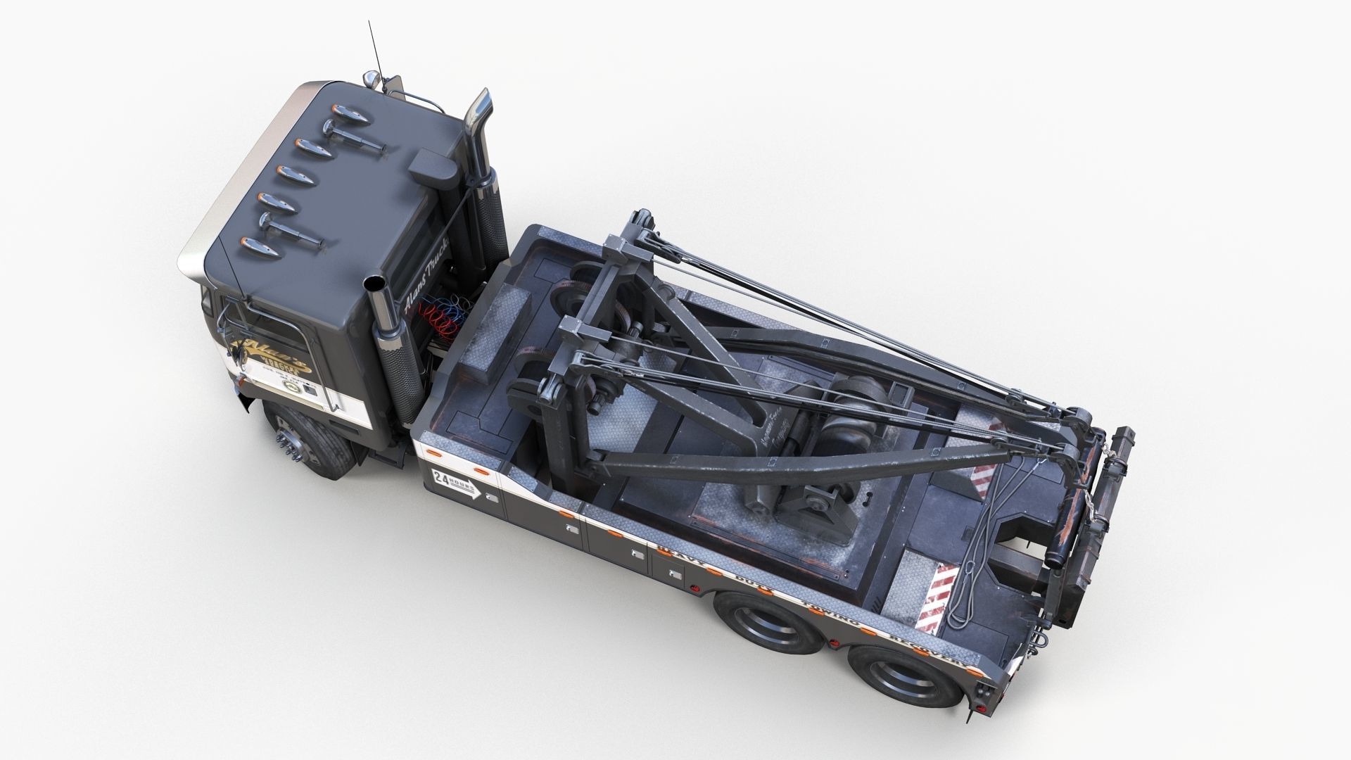 3D model Peterbilt 362 Heavy Wrecker VR / AR / low-poly | CGTrader