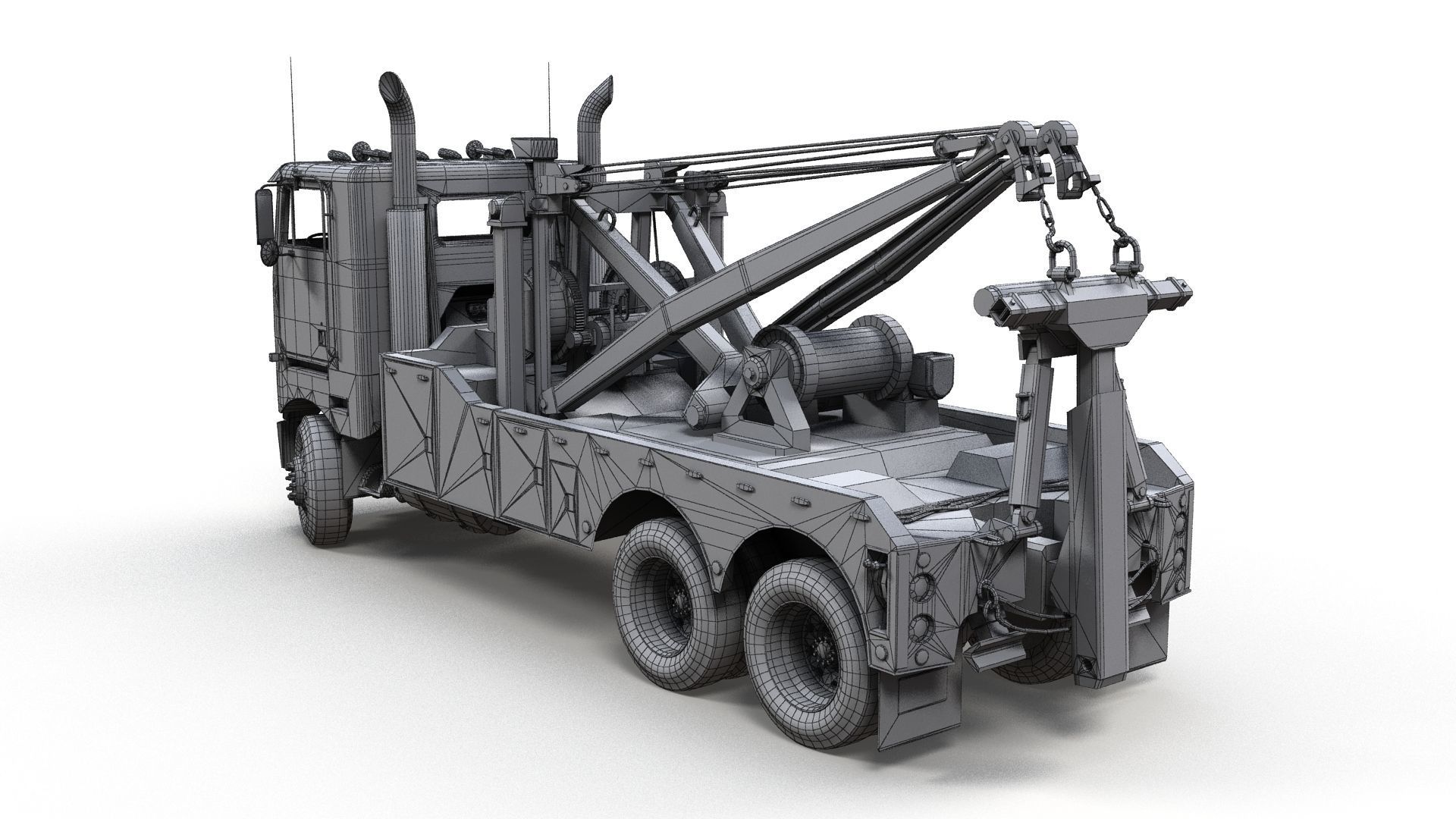 3D model Peterbilt 362 Heavy Wrecker VR / AR / low-poly | CGTrader