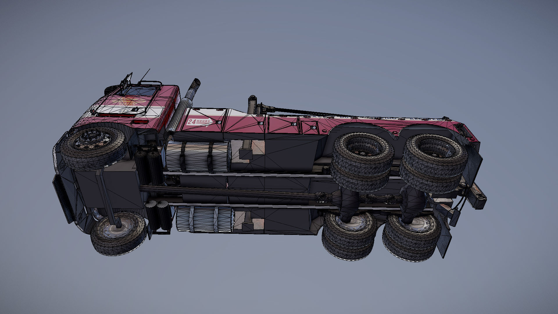 3D model Peterbilt 362 Heavy Wrecker VR / AR / low-poly | CGTrader