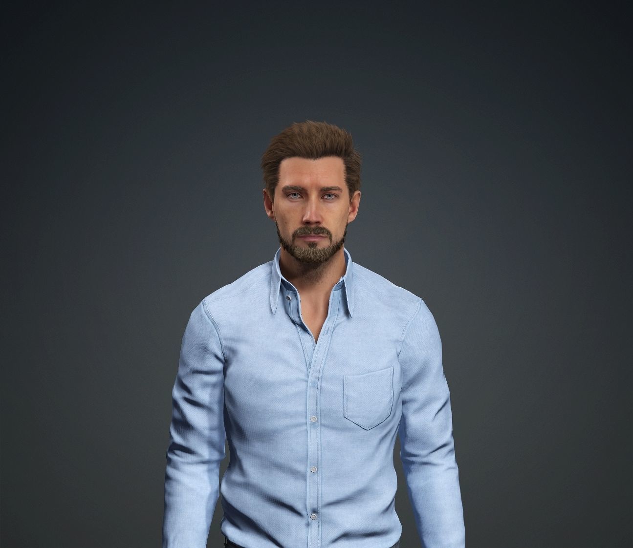 Neal Andre 3D model animated rigged | CGTrader