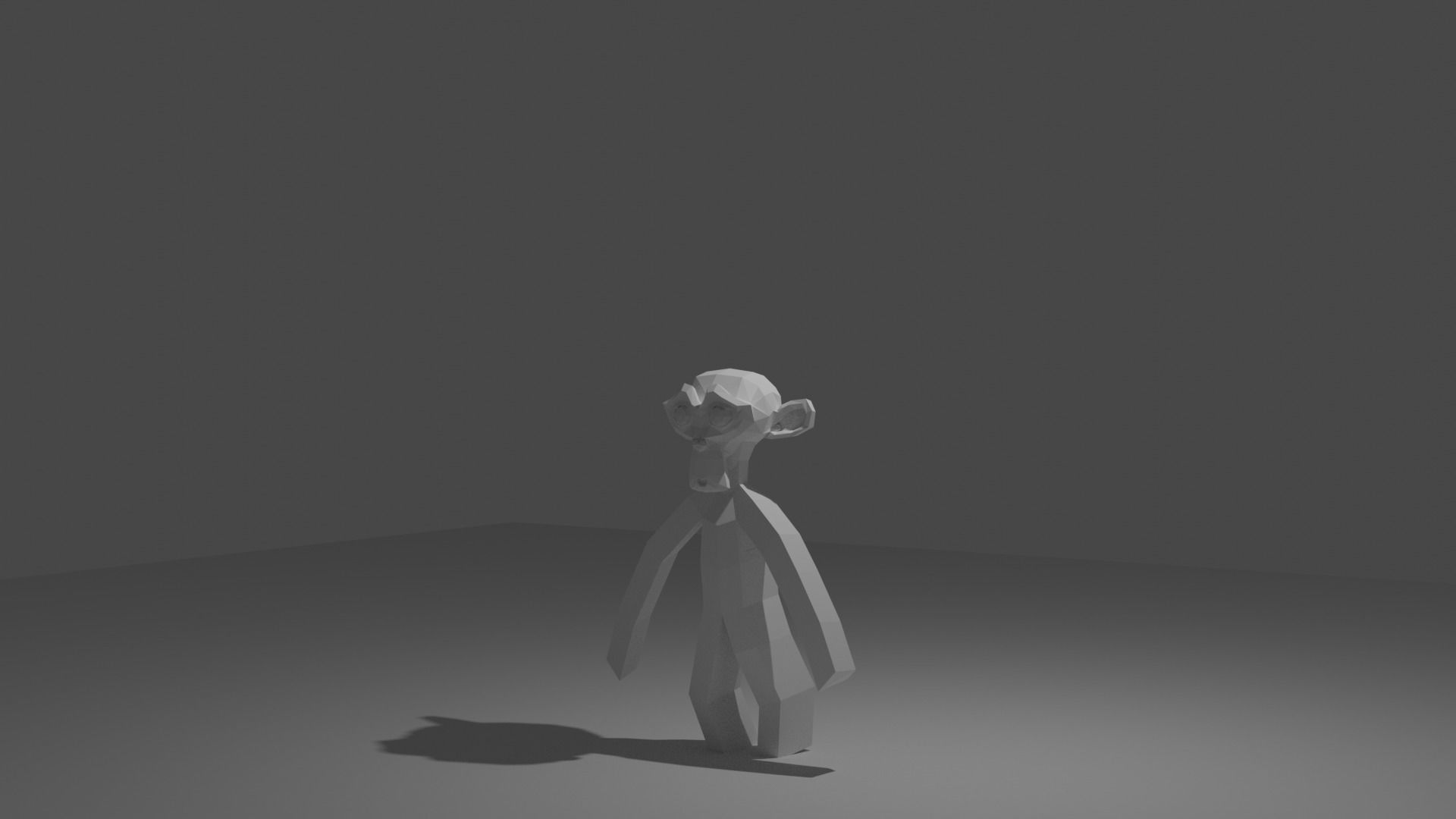 3D model Suzane blender monkey with body VR / AR / low-poly | CGTrader