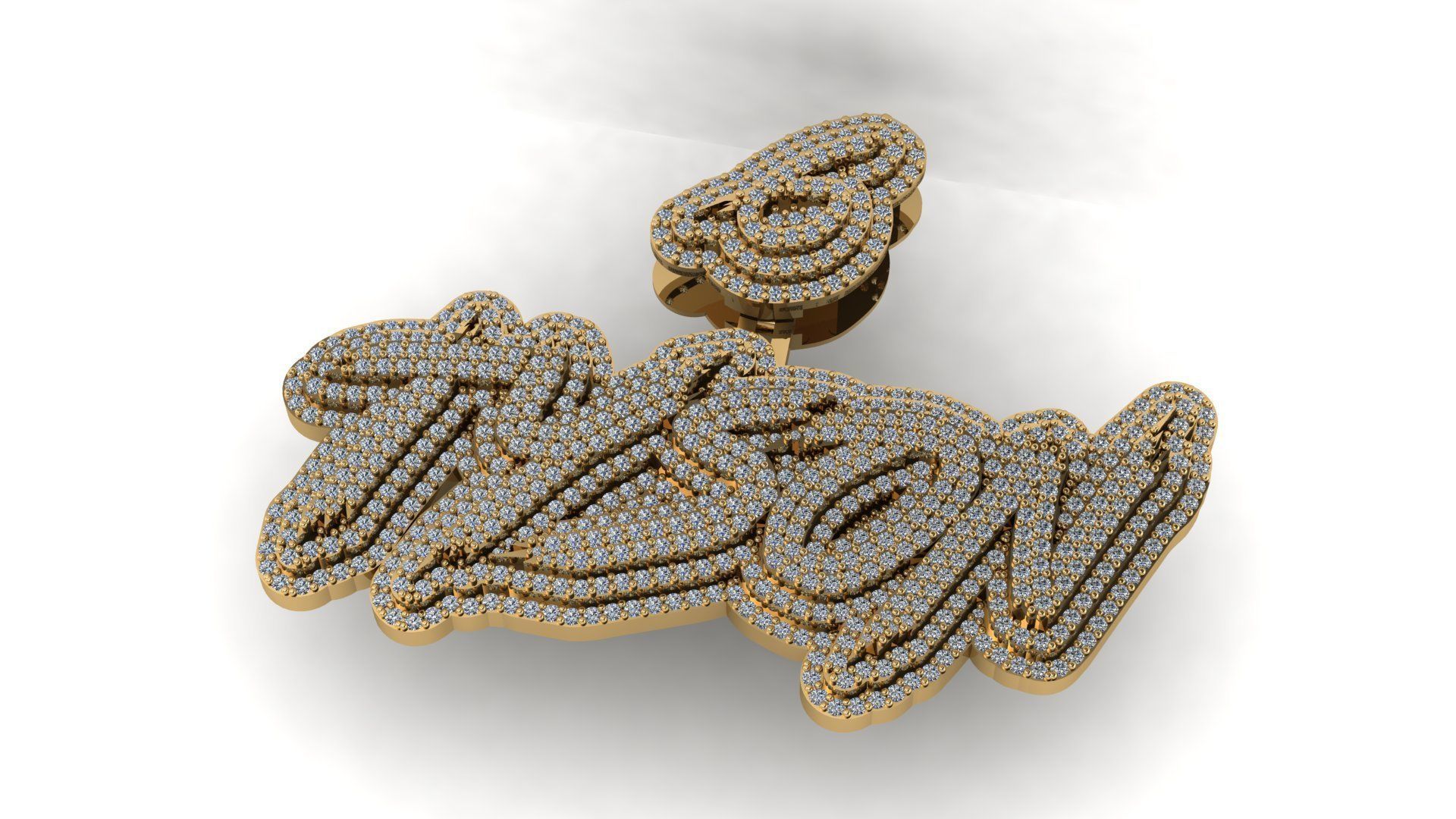 Custom name plate 3D model 3D printable | CGTrader