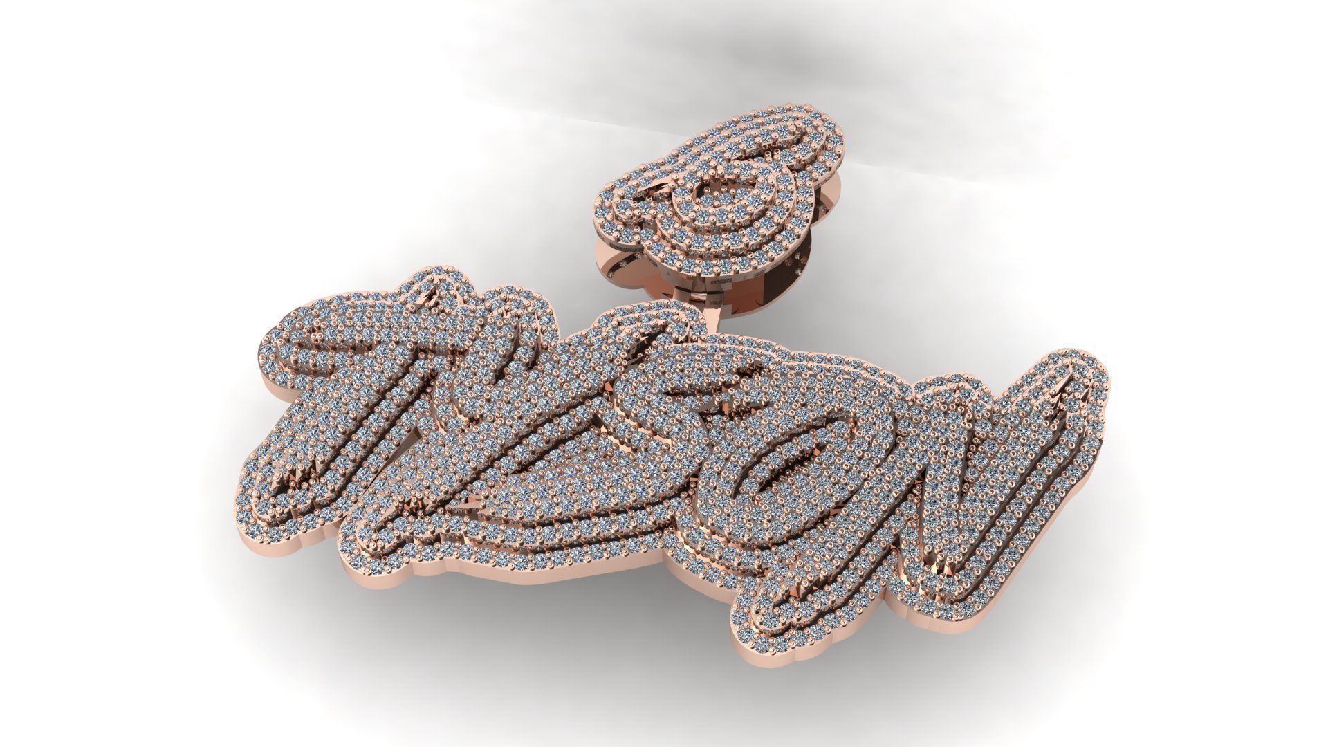 Custom name plate 3D model 3D printable | CGTrader