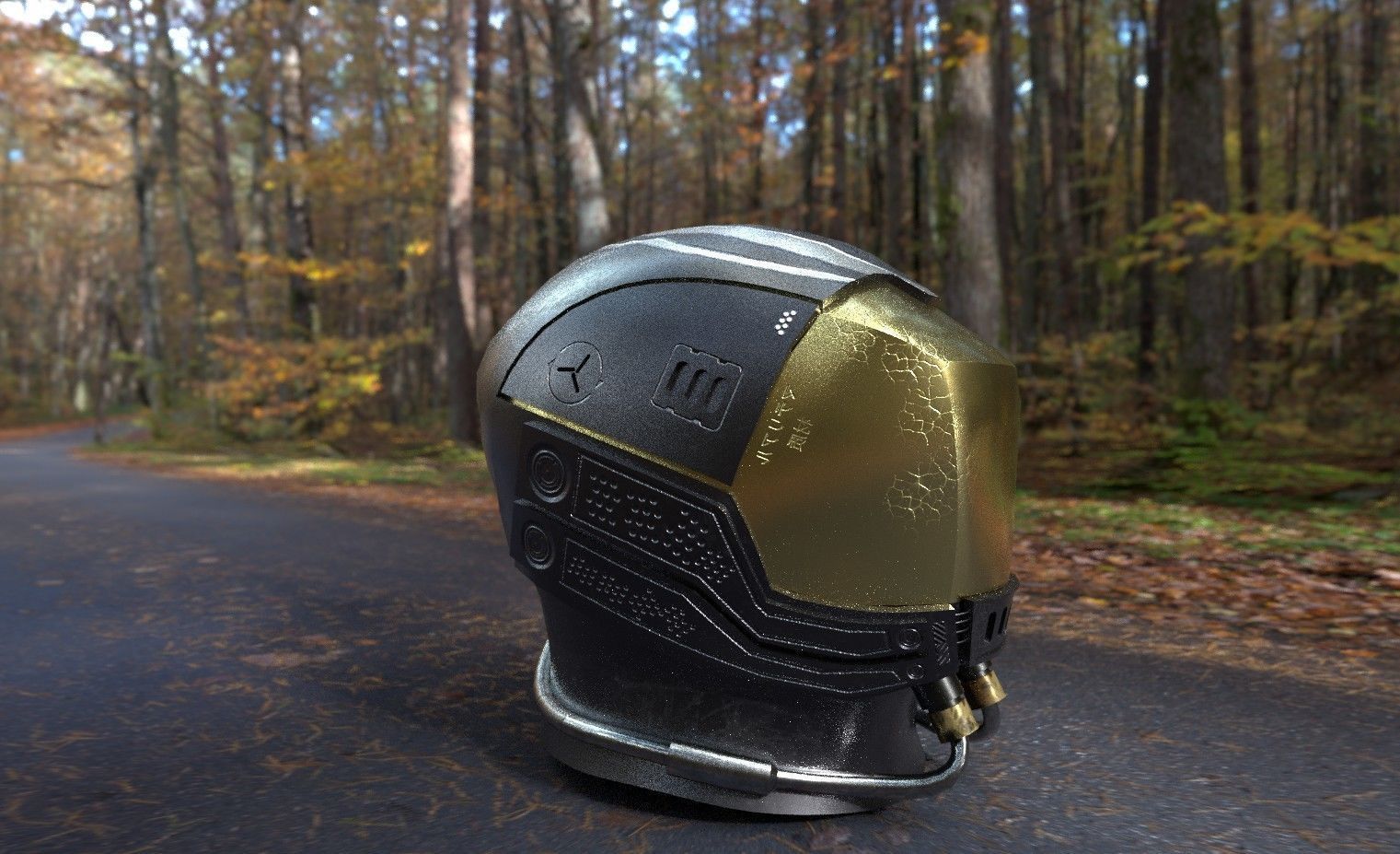 3D model Sci fi medium poly Helmet VR / AR / low-poly | CGTrader